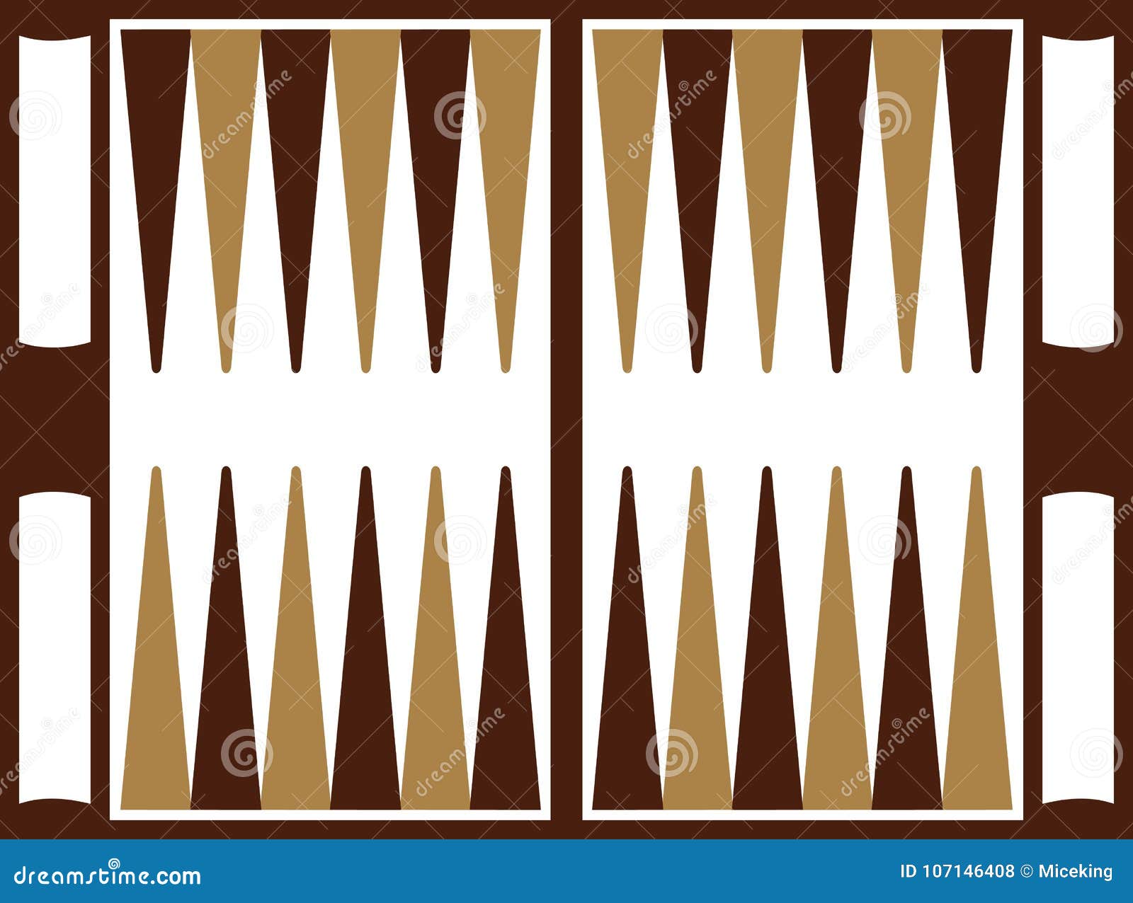 Tablero De Madera Del Backgammon Ilustración del Vector - Ilustración ...