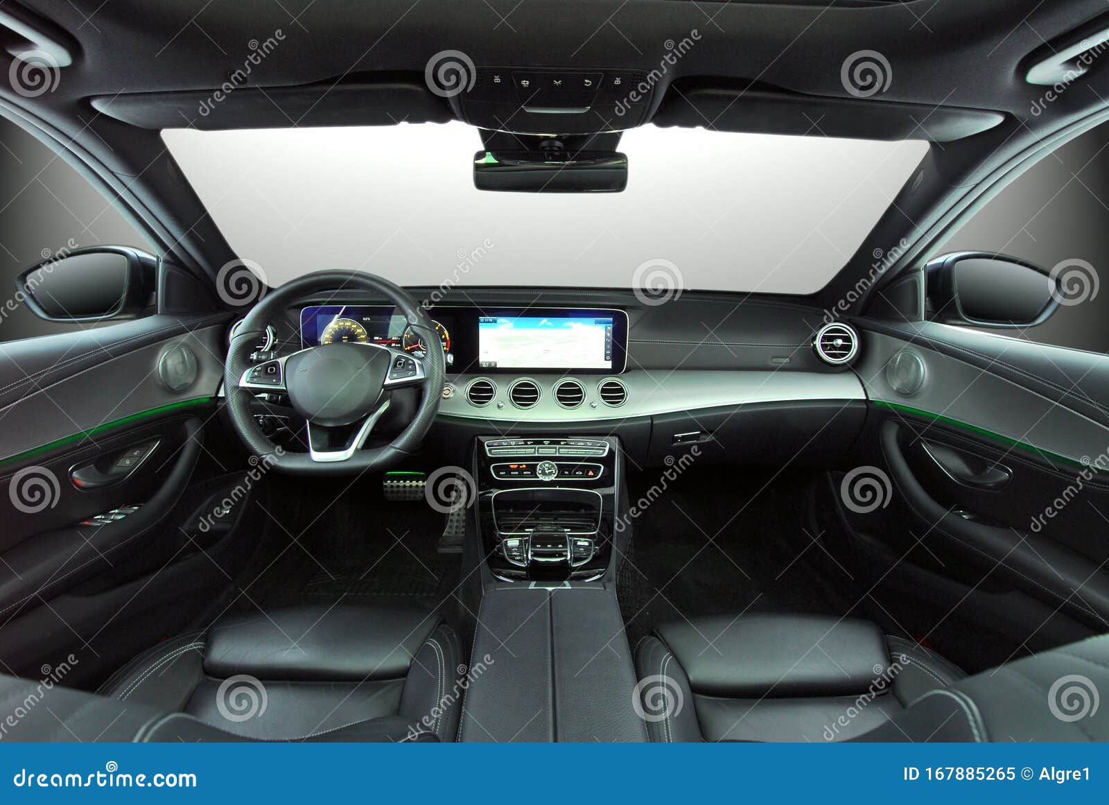 Tablero De Un Coche Moderno Imagen de archivo - Imagen de controlador ...