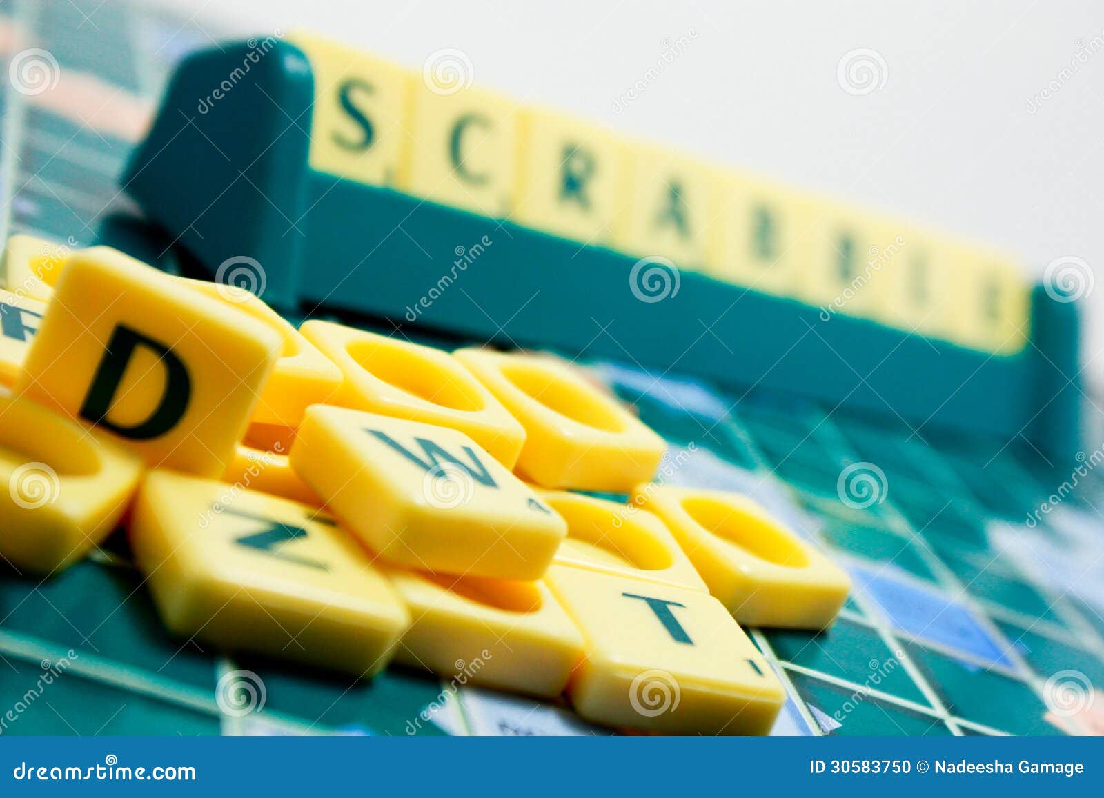 Tablero del Scrabble imagen editorial. Imagen de cartas - 30583750