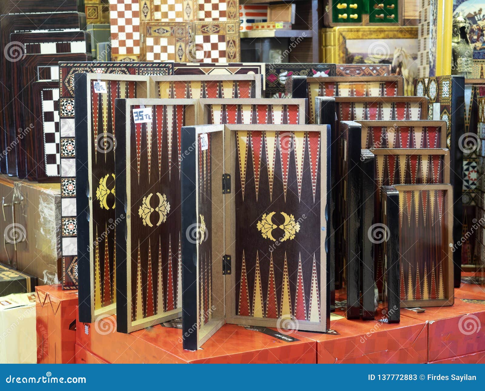 Tableros De Backgammon Turcos Imagen de archivo - Imagen de tradicional ...