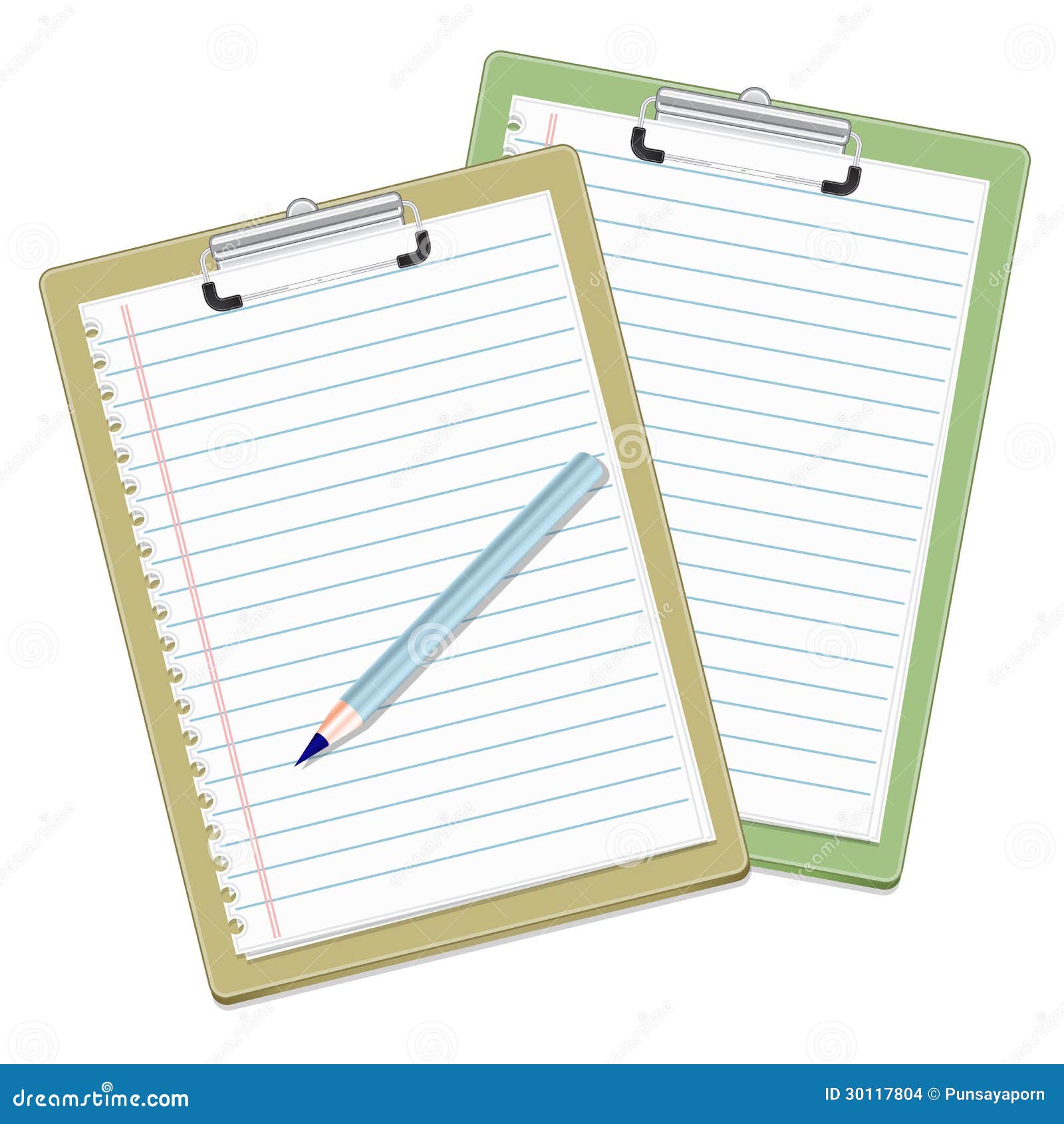 Tableros Verdes Y Marrones Listos Para Escribir Foto de archivo ...