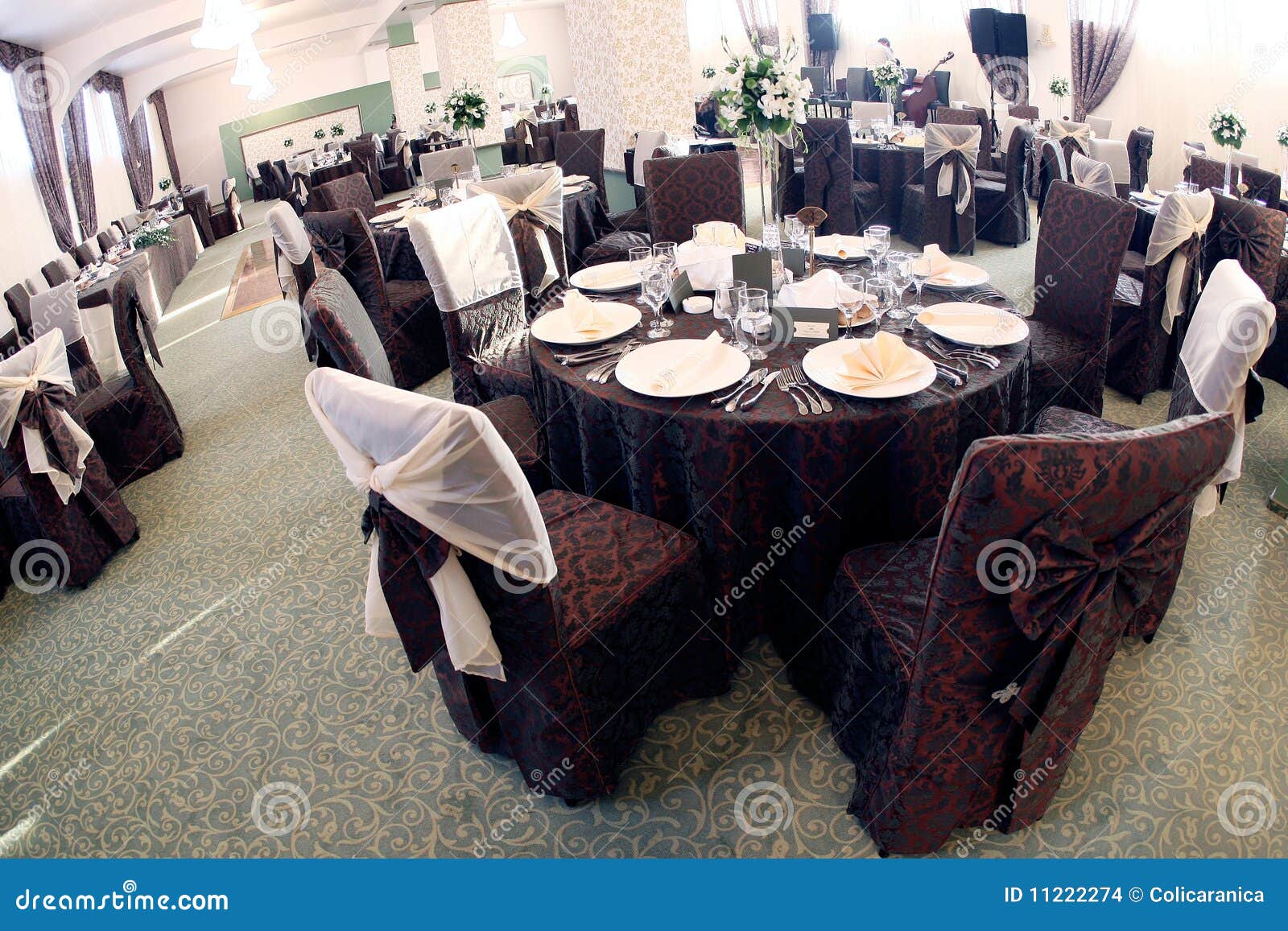 Tables stock photo. Image of ballroom, wedding, table - 11222274