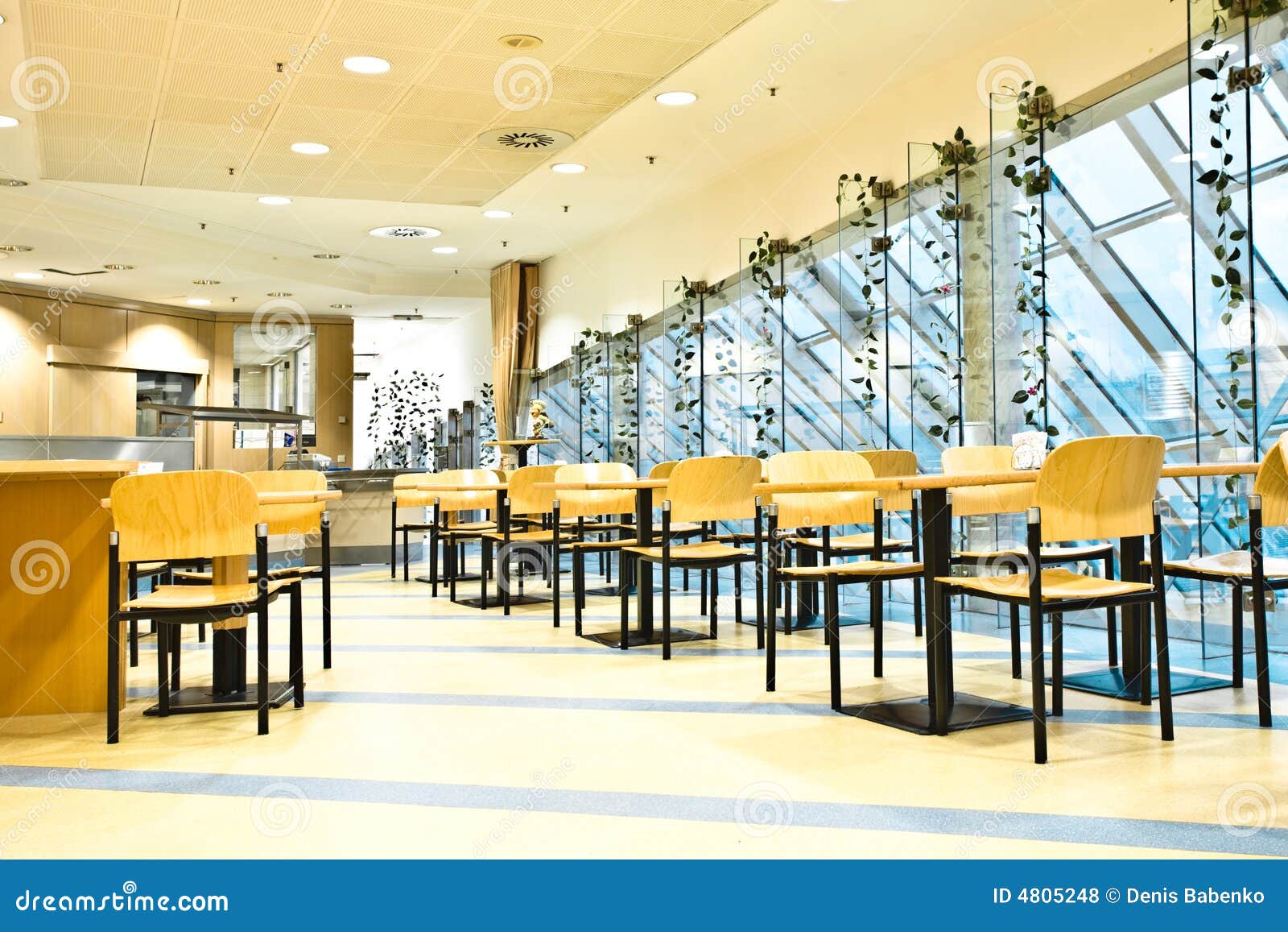 Tables and Chairs in Buffet Stock Photo - Image of glass, indoors: 4805248