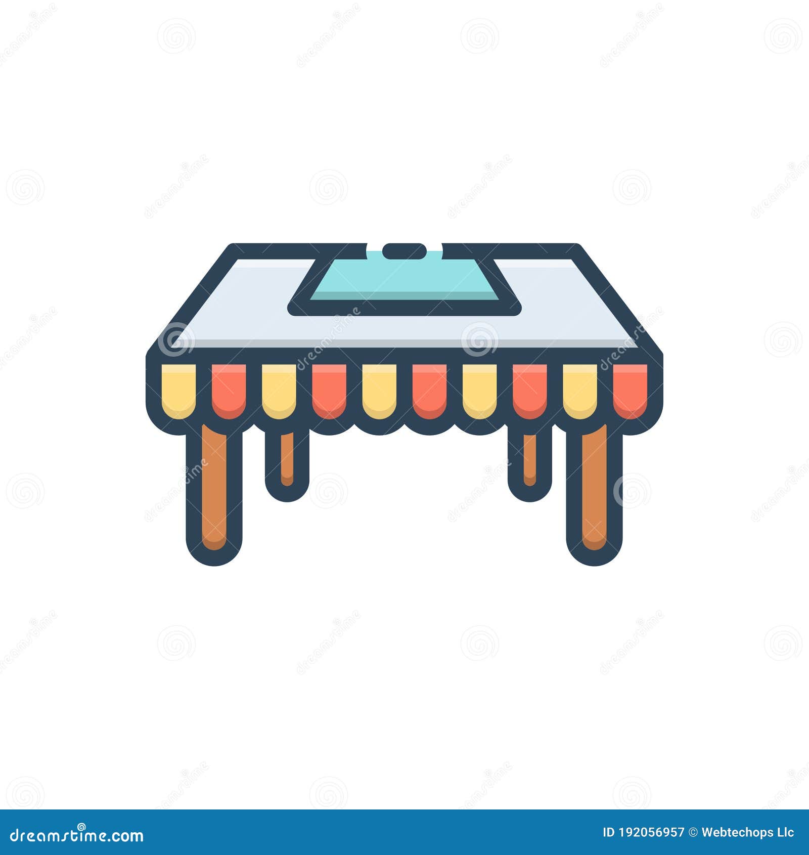Mix Icon For Tables, Excel And Document Cartoon Vector | CartoonDealer ...