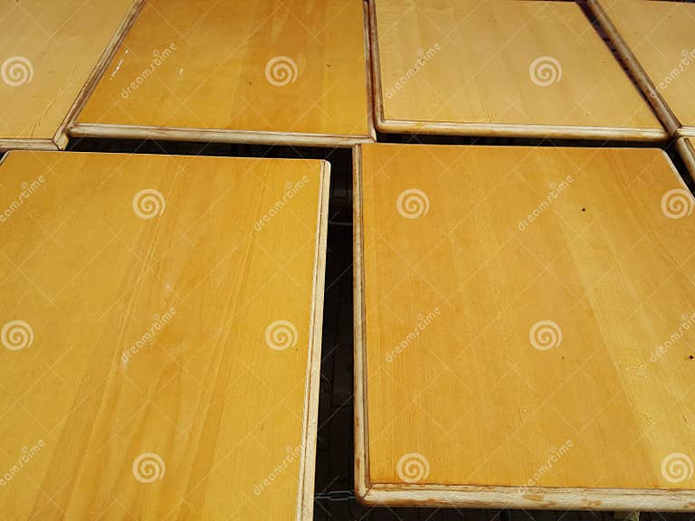 Tables pushed together stock image. Image of pushed, text - 69049733