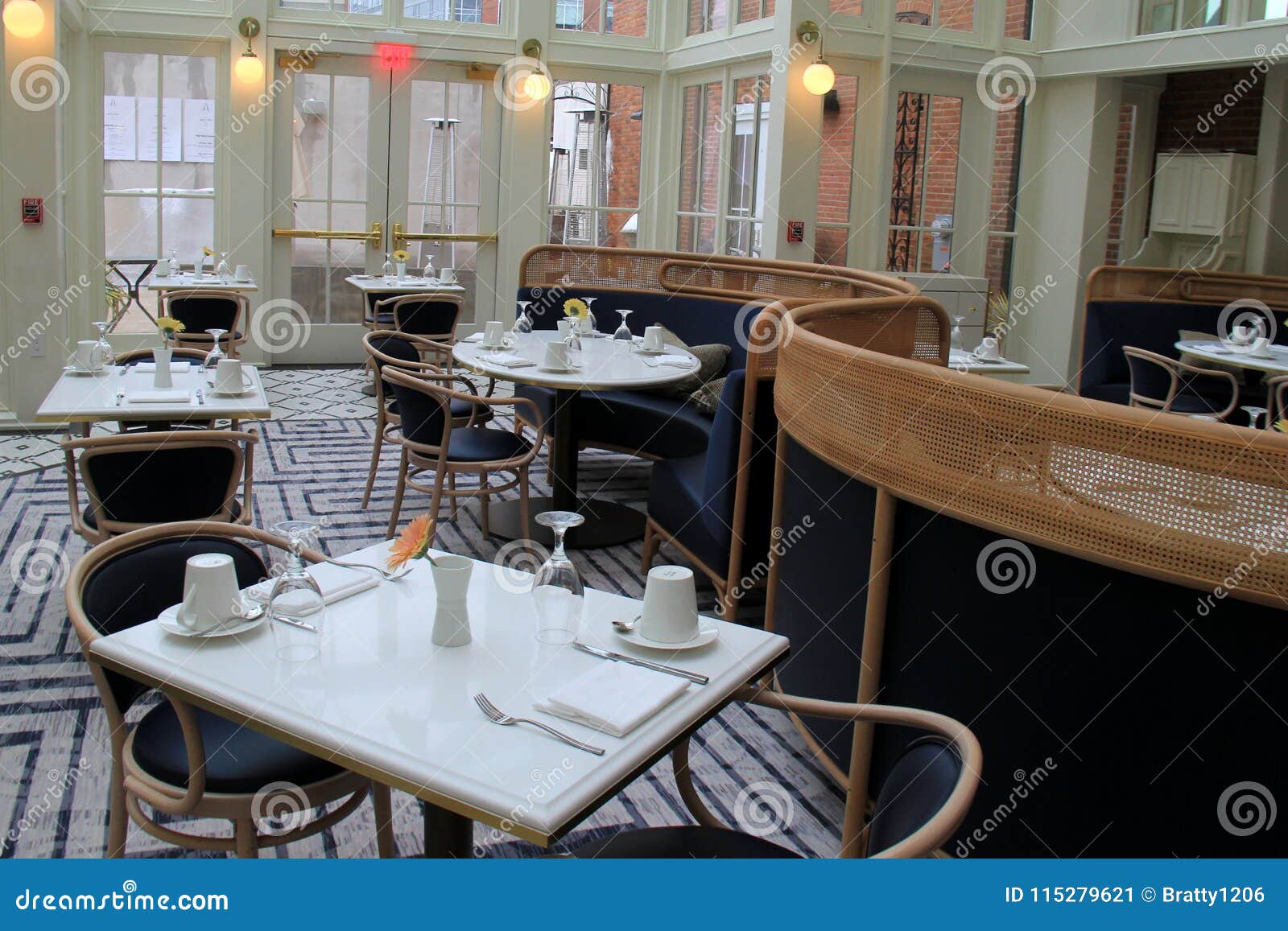 Beautiful Scene of Warm Welcoming Setting, the Blue Hen Restaurant, the ...