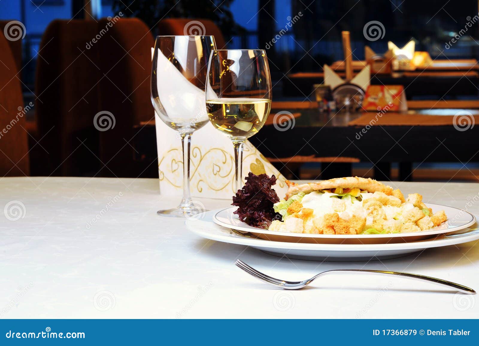 Tables set for meal stock image. Image of comfortable - 17366879