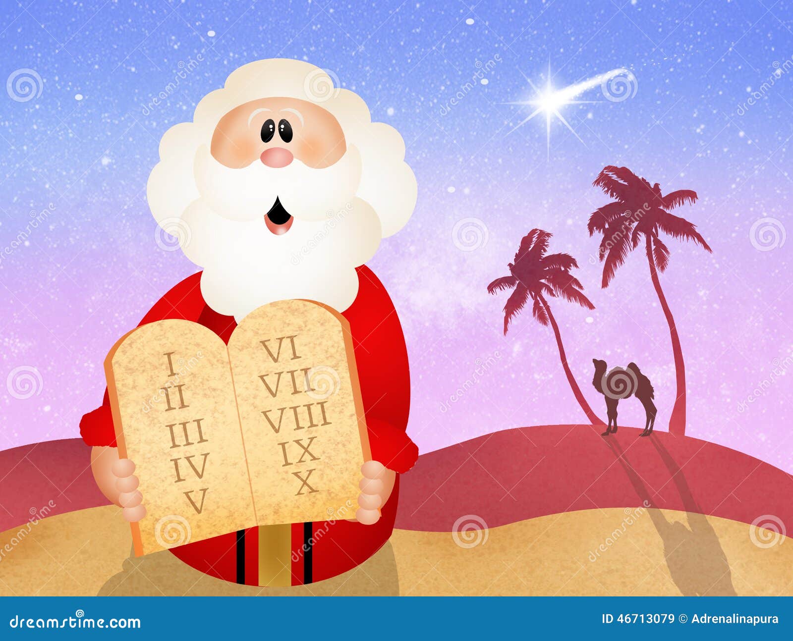 Tables of the Ten Commandments Stock Illustration - Illustration of ...