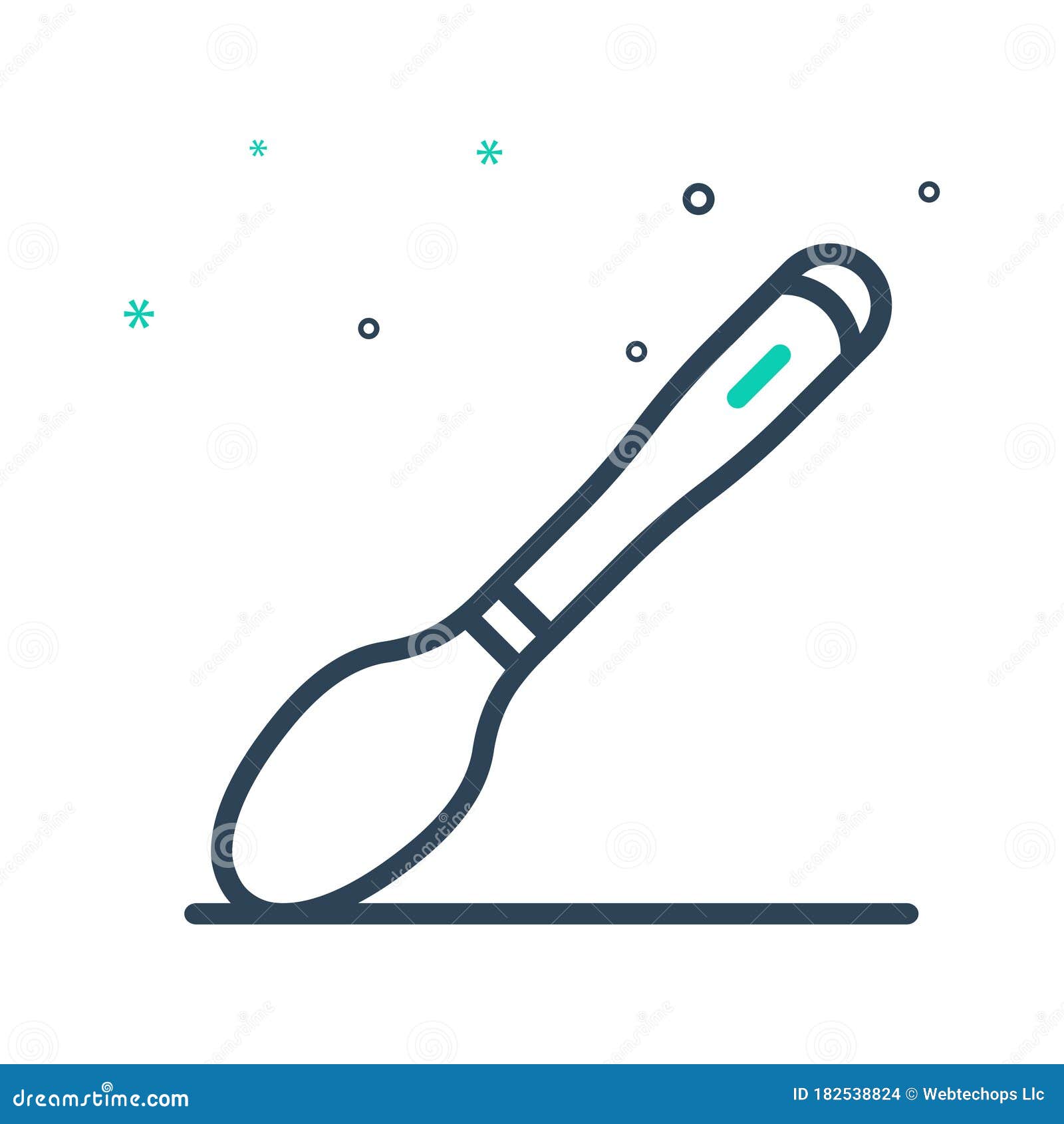 Mix Icon for Tablespoon, Steel and Spoon Stock Vector - Illustration of ...