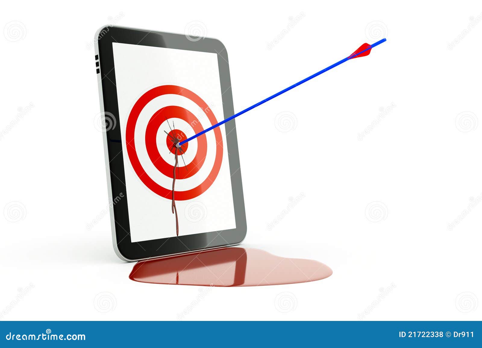 Tablet stock illustration. Illustration of business, equipment - 21722338