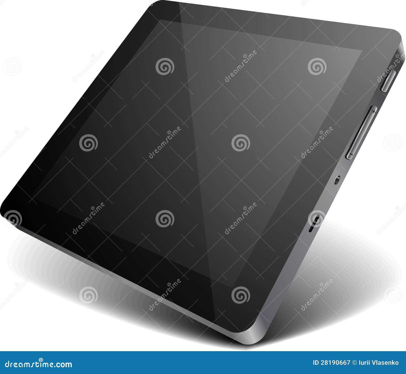 Tablet stock vector. Illustration of monitor, media, mobility - 28190667