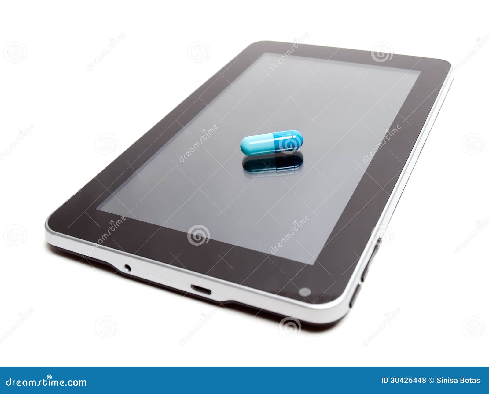Tablet addiction stock photo. Image of program, application - 30426448