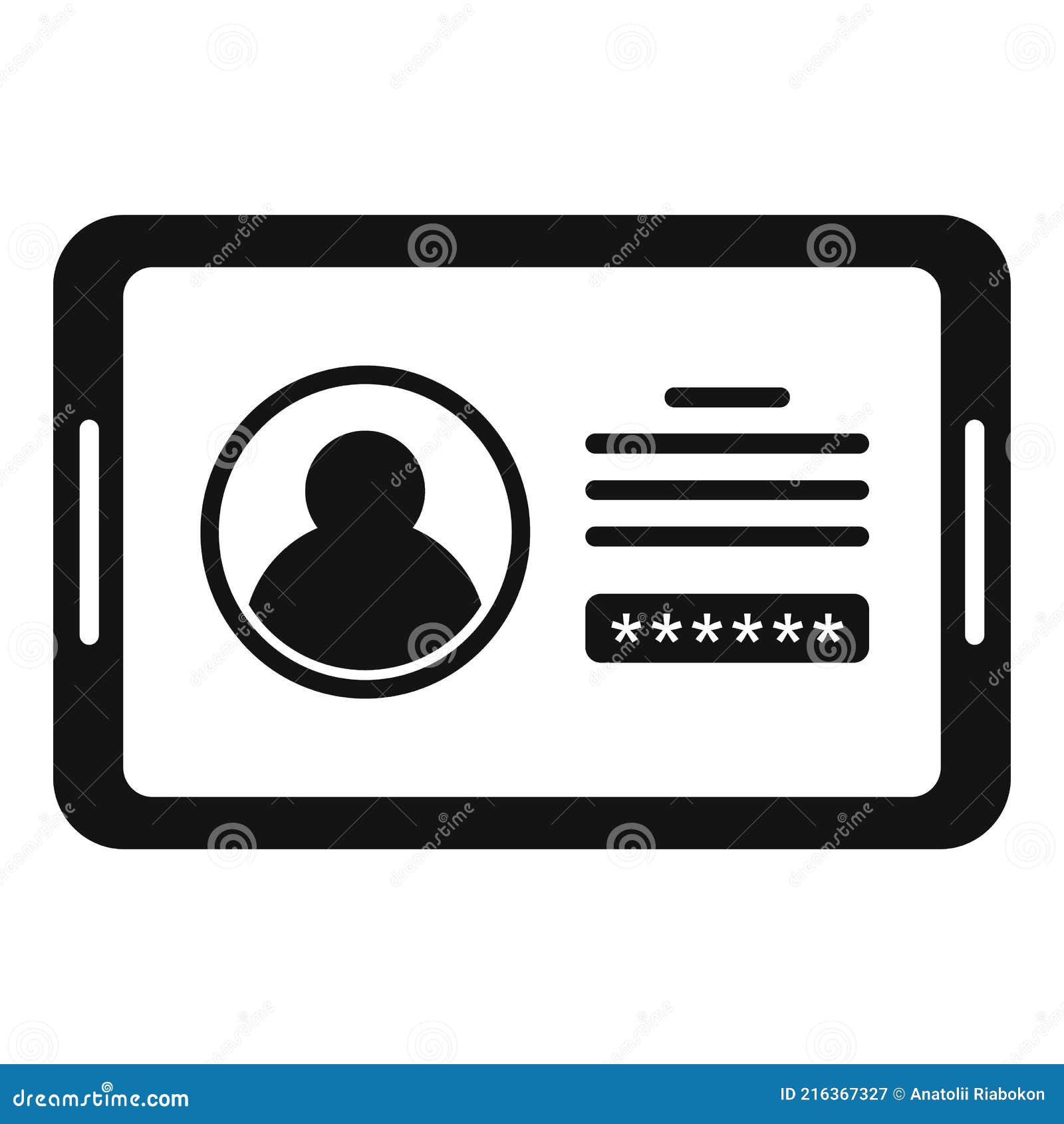 Tablet Authentication Icon, Simple Style Stock Vector - Illustration of ... Tablet Authentication Icon, Simple Style Stock Vector - Illustration of ...