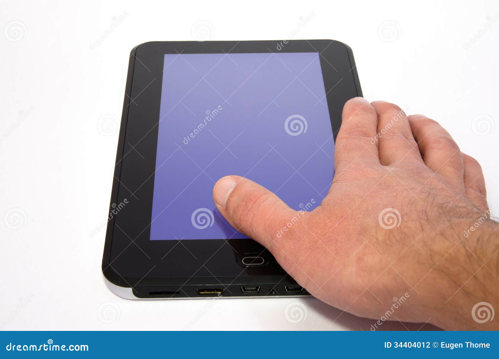Tablet with backlight stock photo. Image of capacitive - 34404012
