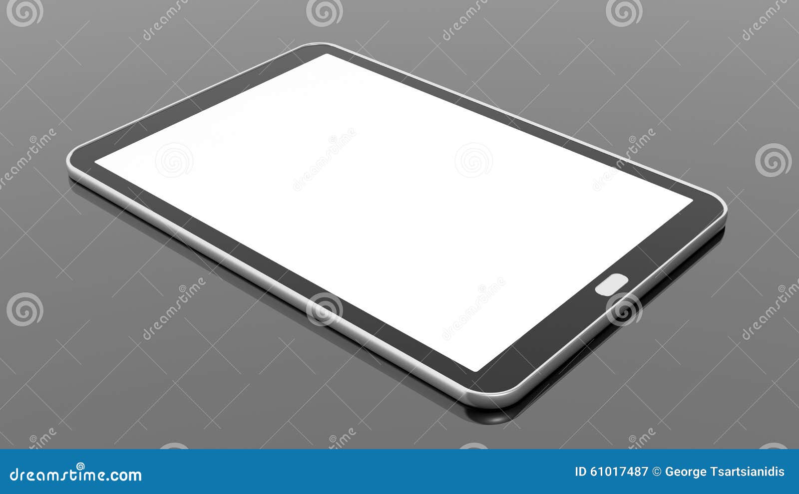 Tablet Blank Screen Template Stock Illustration - Illustration of ...