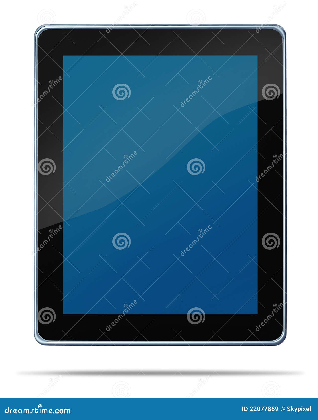 Tablet computer stock illustration. Illustration of media - 22077889