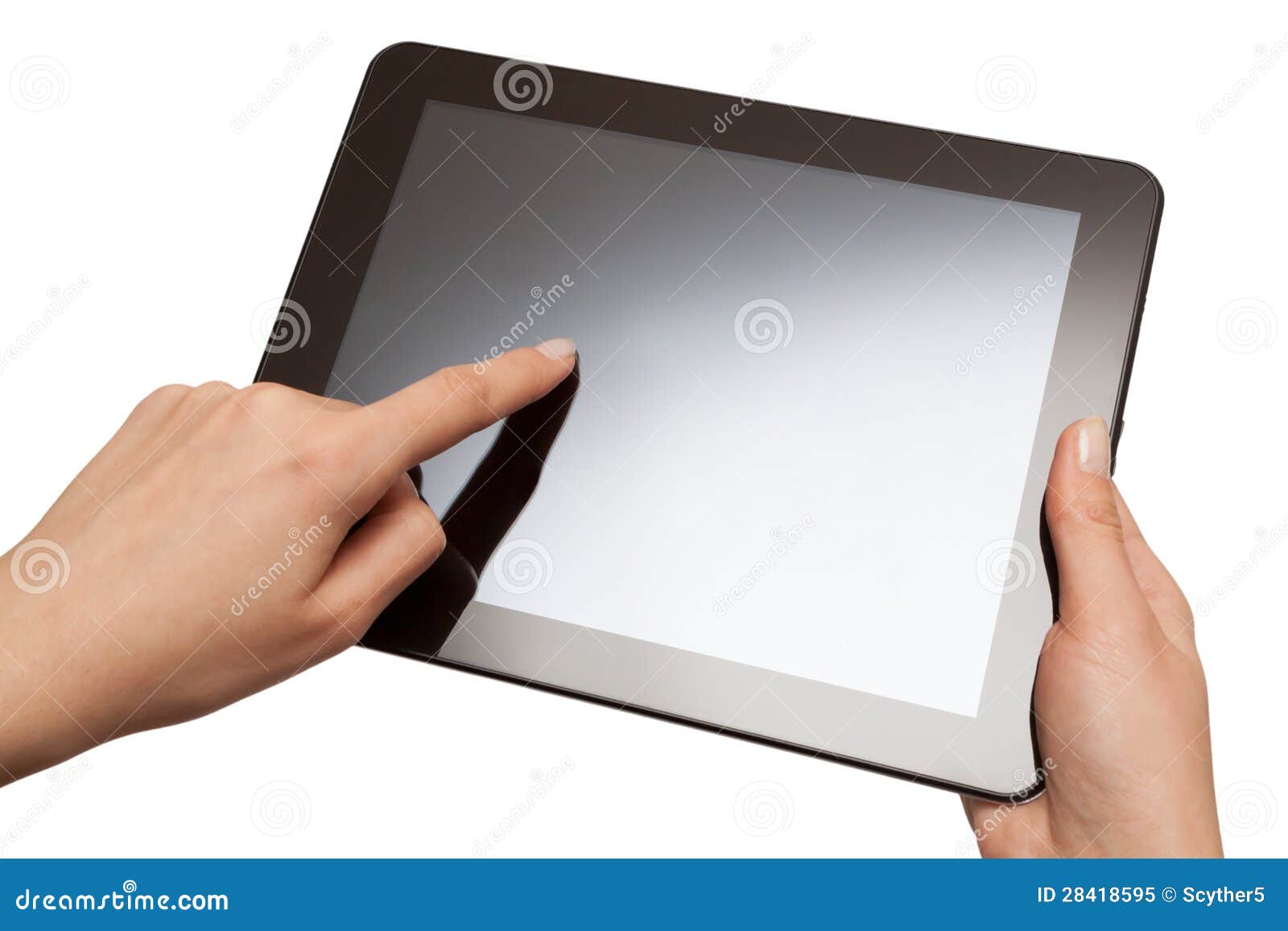 Tablet computer stock image. Image of internet, flat - 28418595