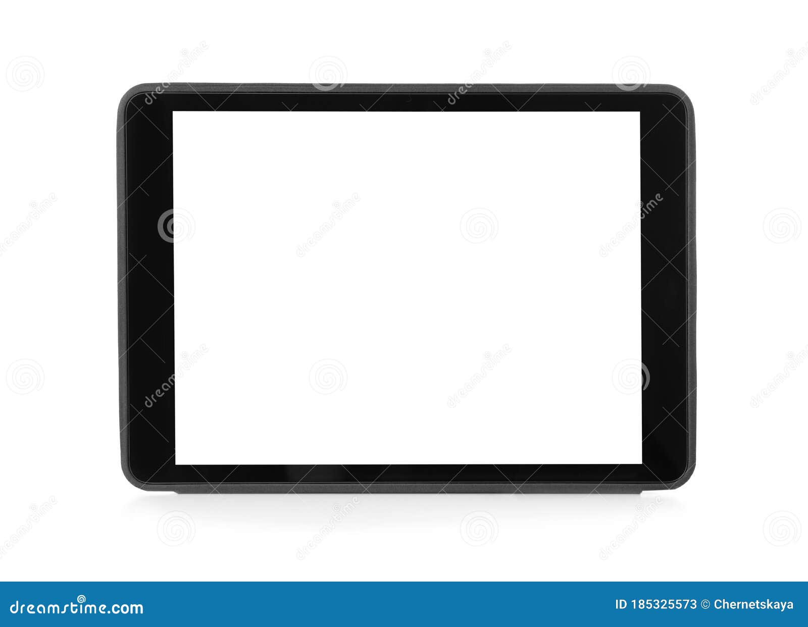 Tablet Computer with Blank Screen Isolated. Modern Gadget Stock Image ...