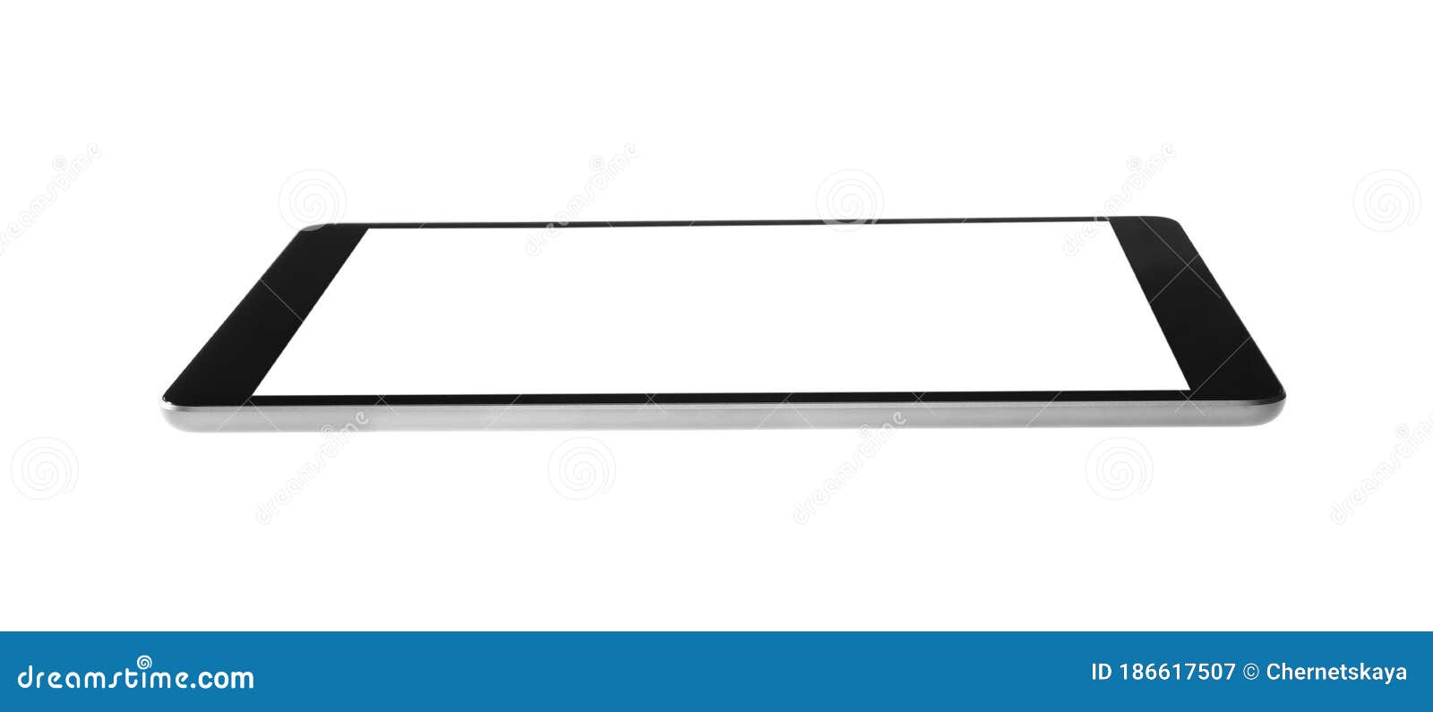 Tablet Computer with Blank Screen Isolated. Modern Gadget Stock Image ...