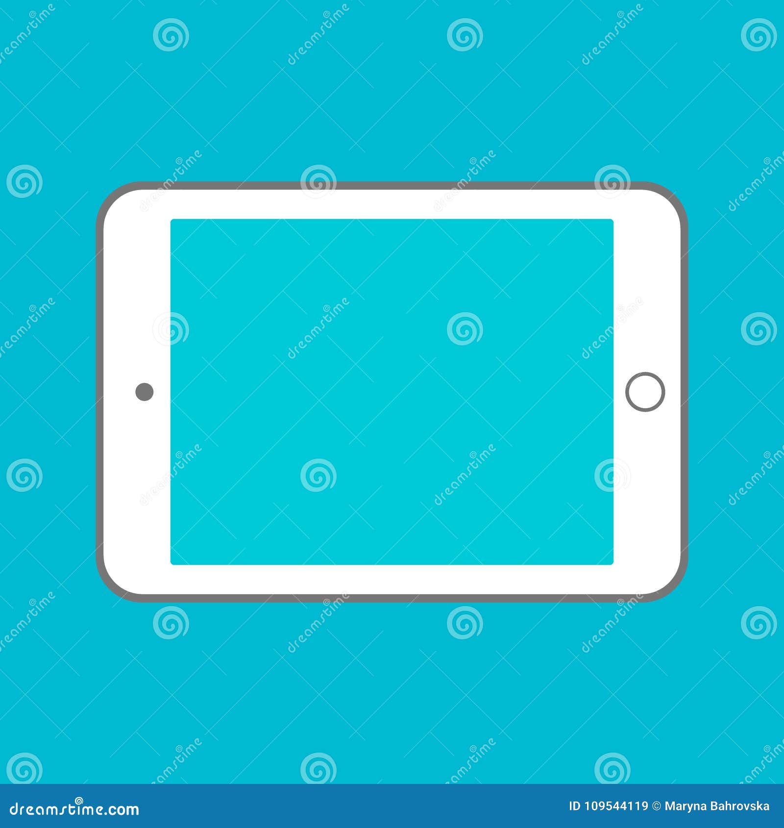 Tablet Computer with Blank Screen. Using Digital Tablet Pc Similar To ...