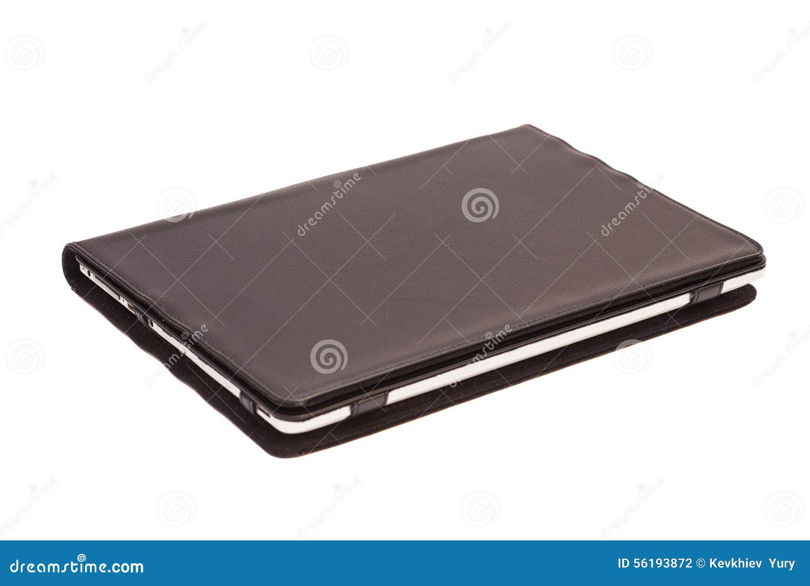 Tablet computer in cover stock photo. Image of information - 56193872