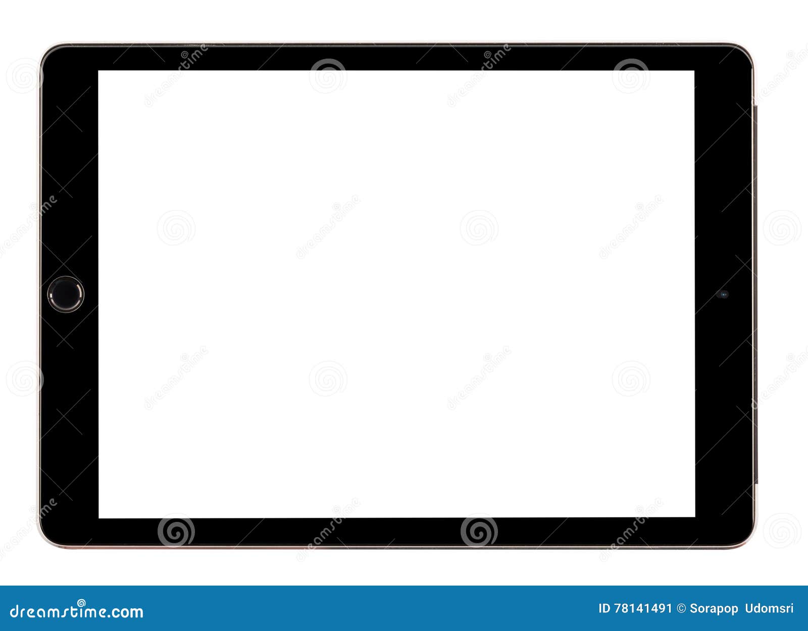 Tablet computer isolated stock image. Image of technology - 78141491
