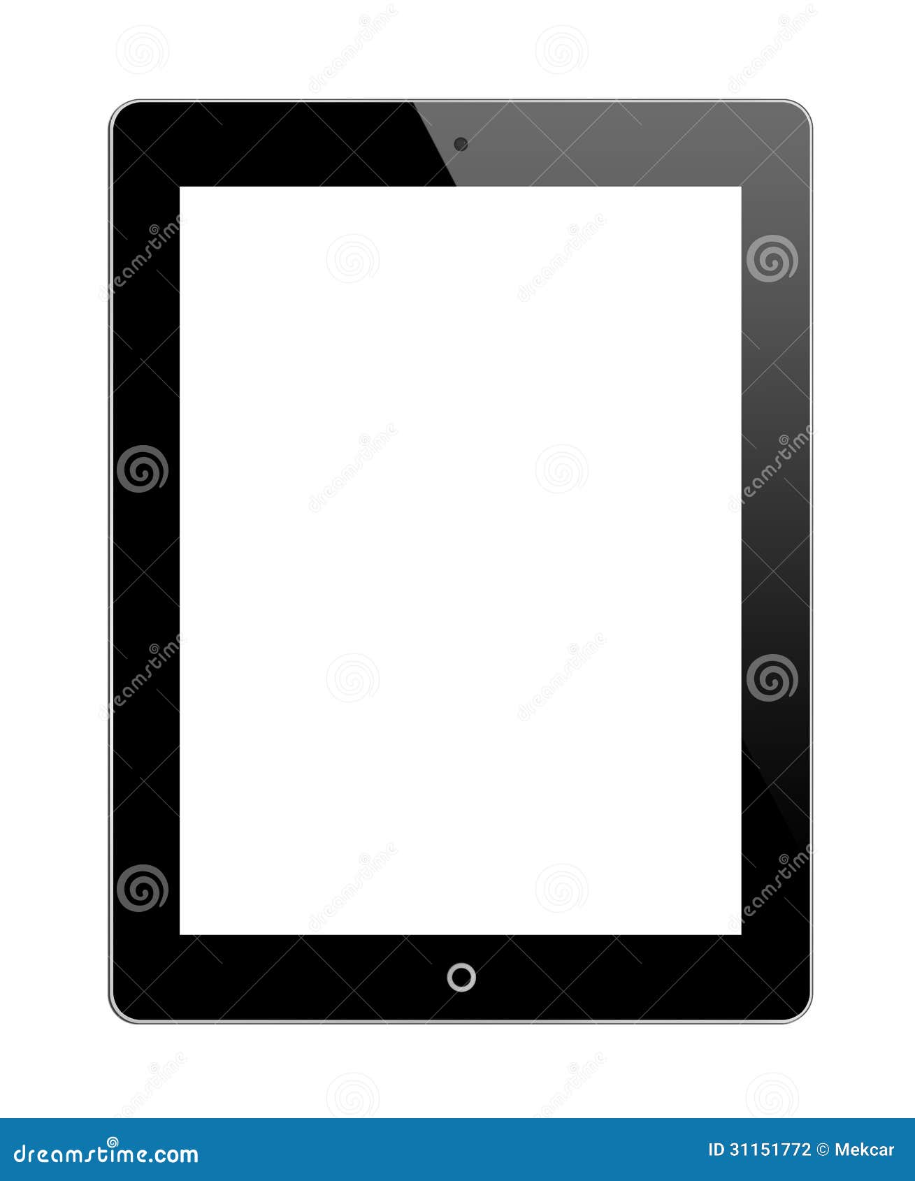 Tablet computer stock illustration. Illustration of display - 31151772