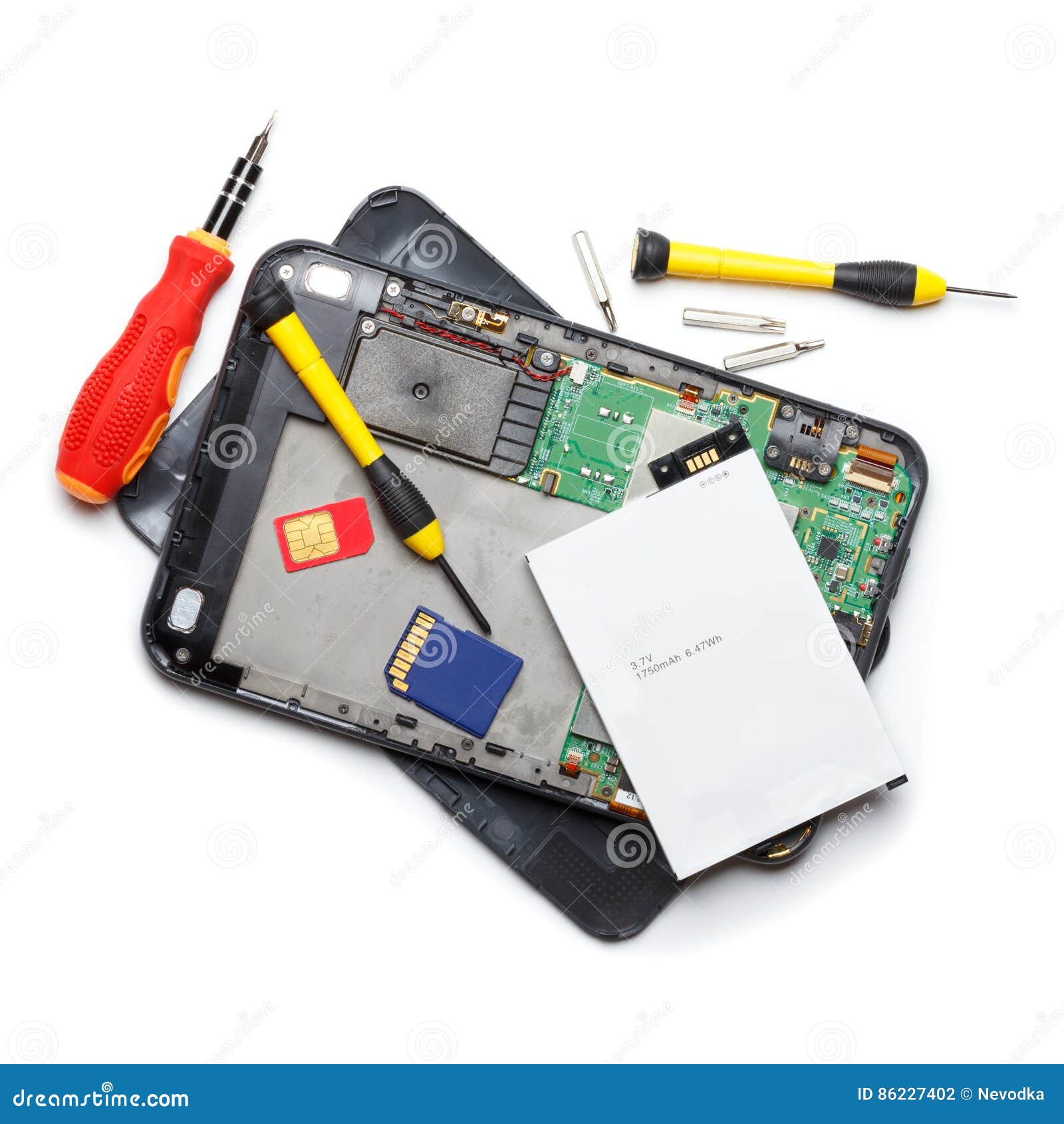 Tablet Computer Repair, Isolated Stock Photo - Image of repair ...