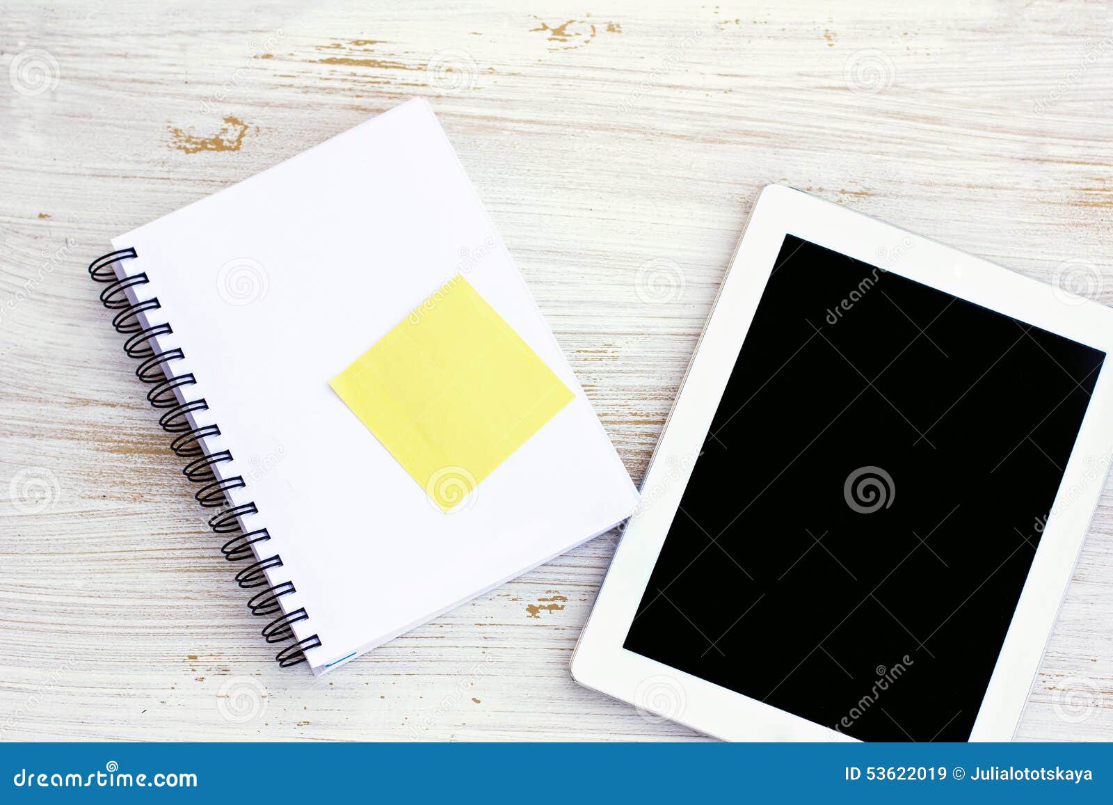 Tablet Computer with Stickers Stock Image - Image of equipment, monitor ...