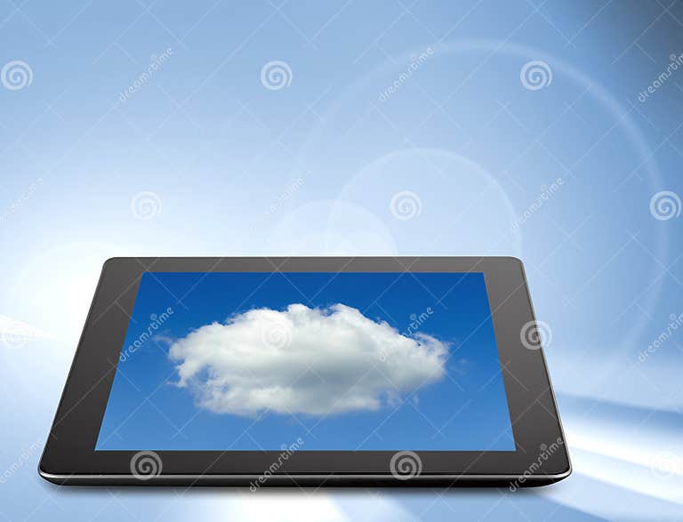 Tablet Computer (tablet Pc) . Modern Portable Touch Pad Device Stock ...