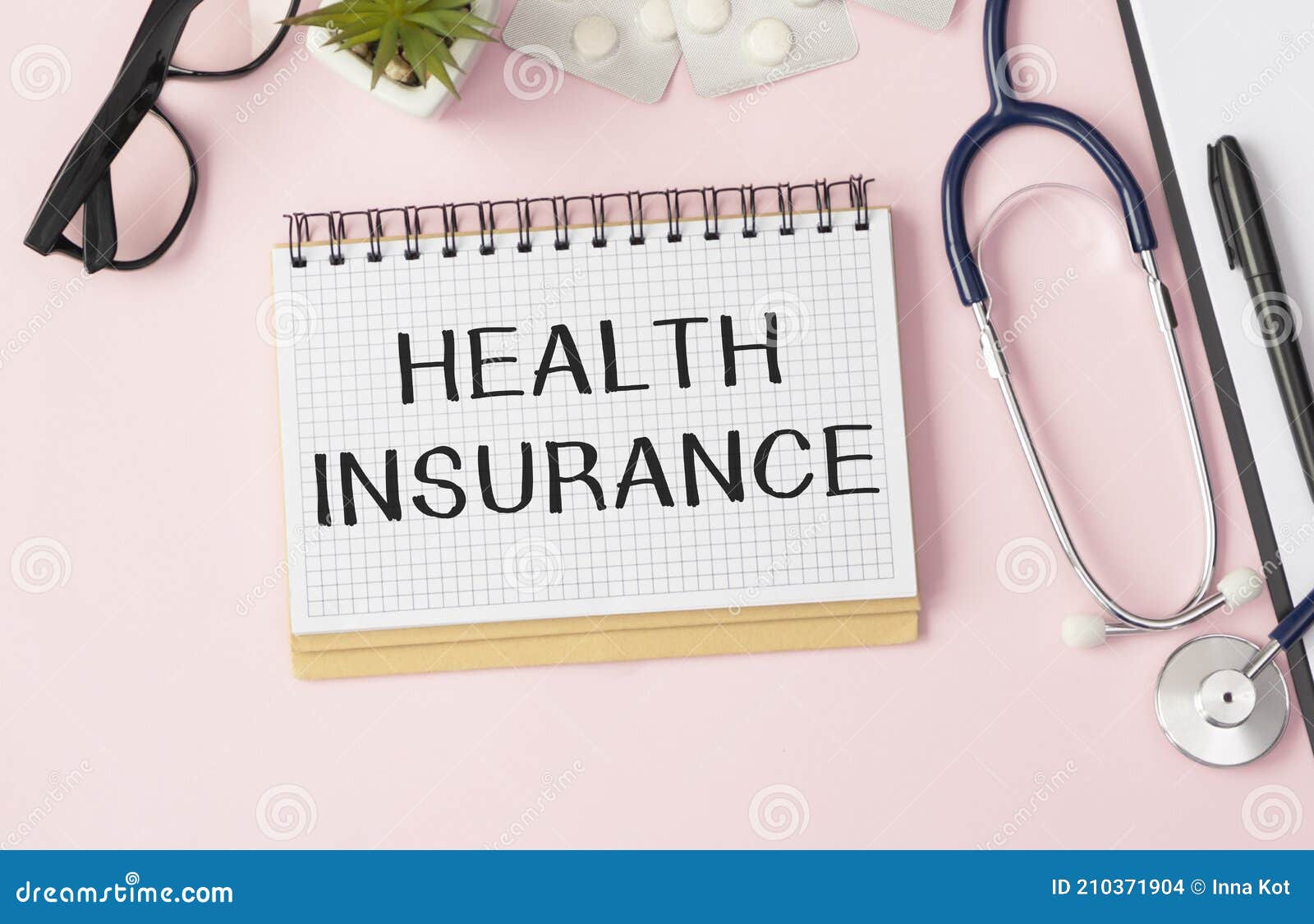 A Tablet Computer with the Text Health Insurance Stock Photo - Image of ...