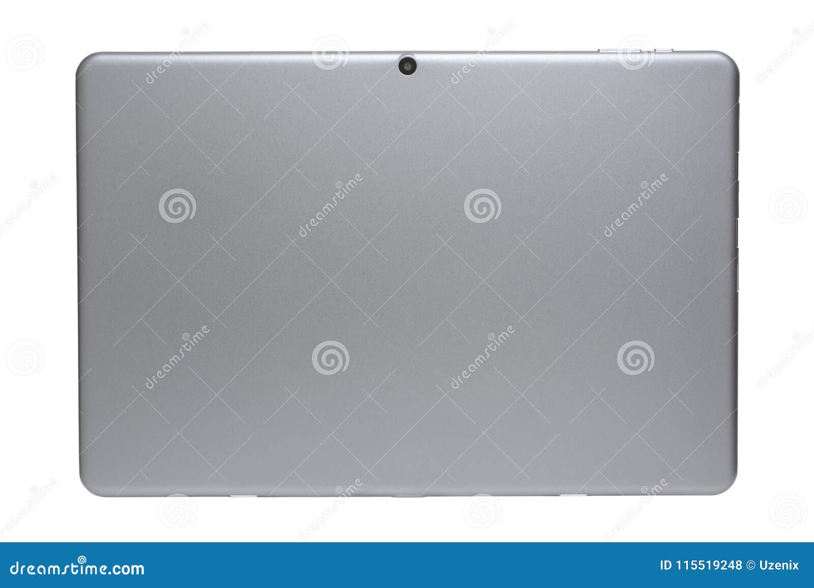 Tablet Computer View from the Back of the Camera Stock Photo - Image of ...
