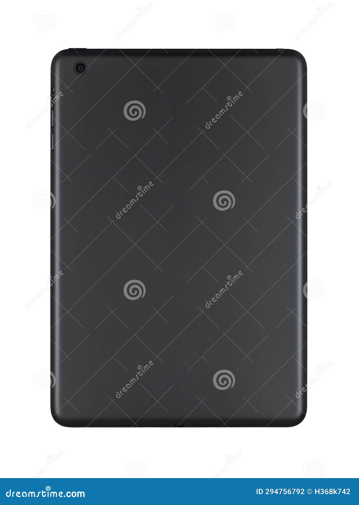 Tablet Device Back Side. White Background. Portable Internet Stock ...