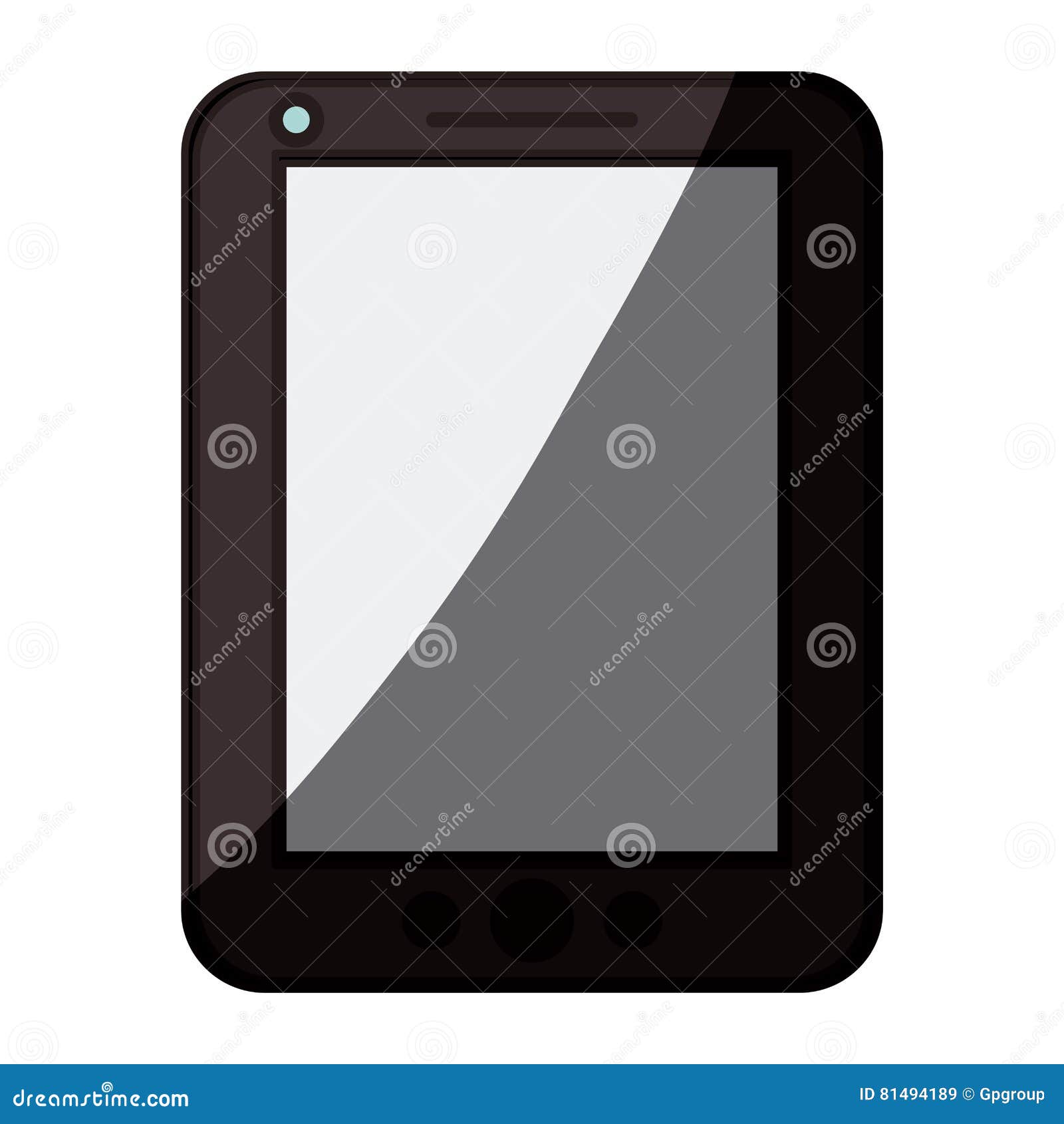 Tablet device design stock illustration. Illustration of equipment ...