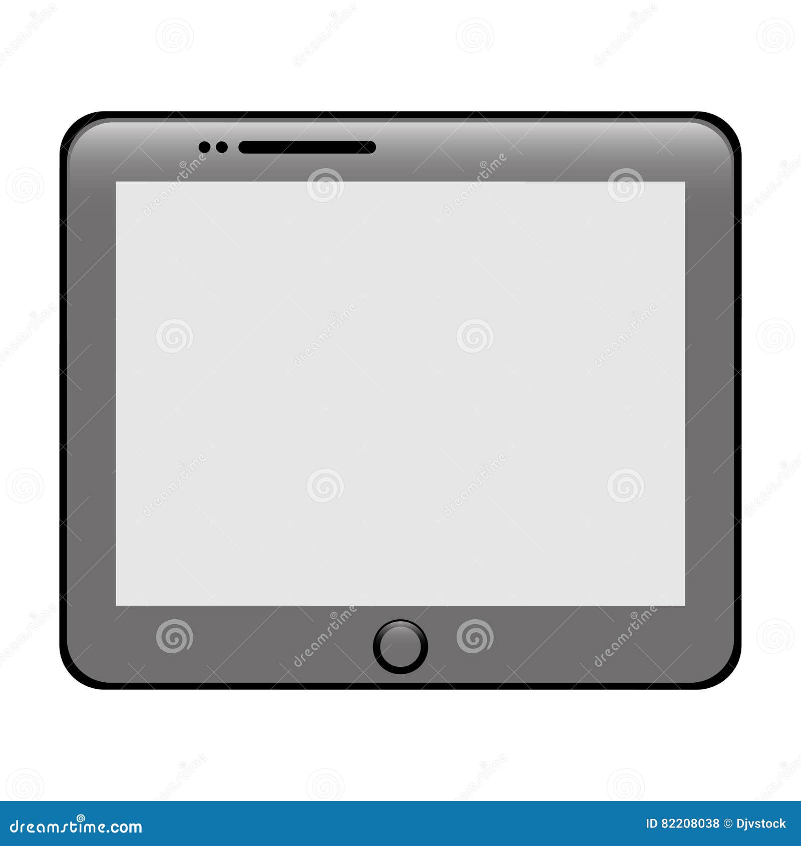 Tablet device icon stock vector. Illustration of screen - 82208038