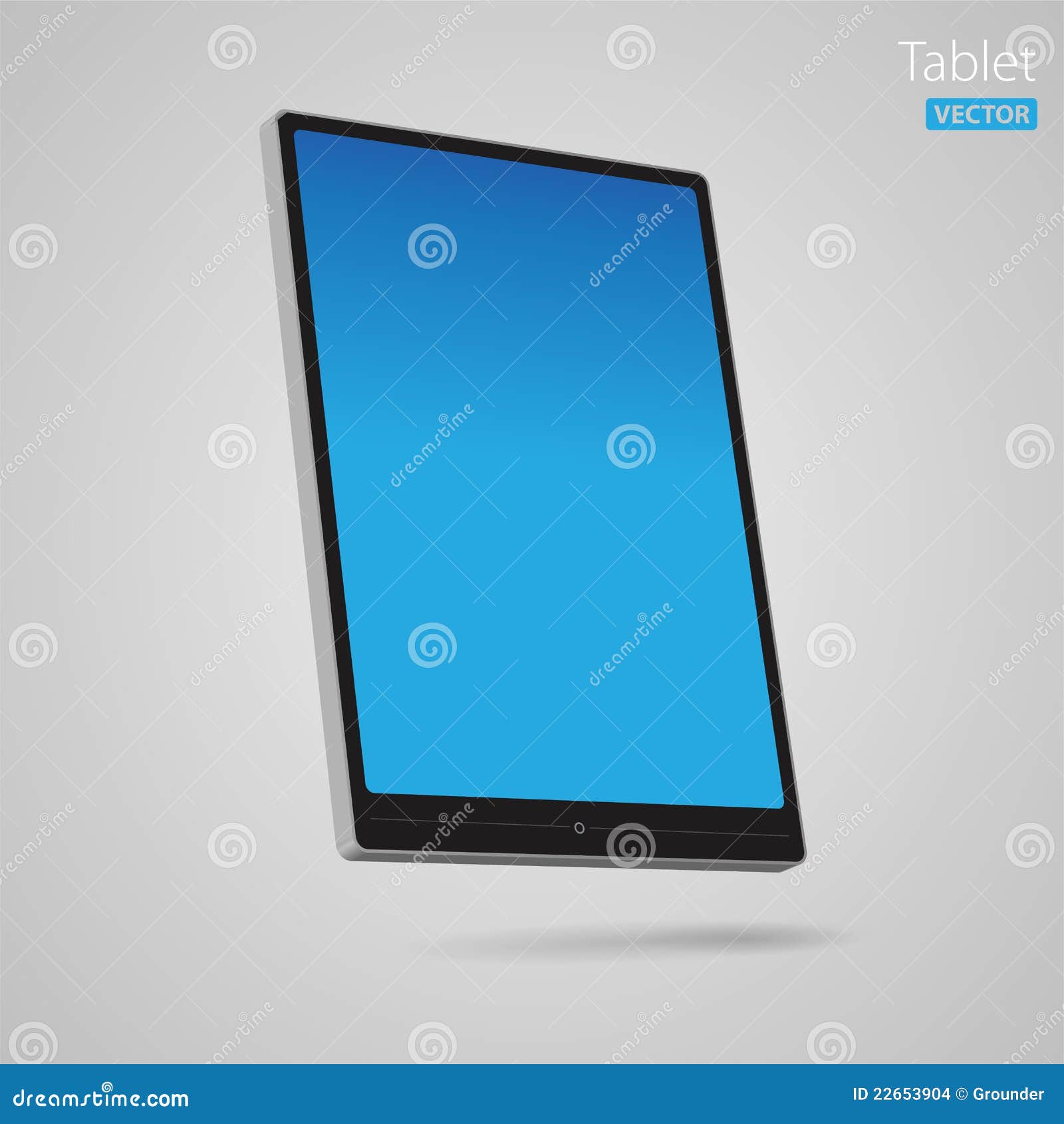 Tablet - digital pad stock vector. Illustration of communicator - 22653904