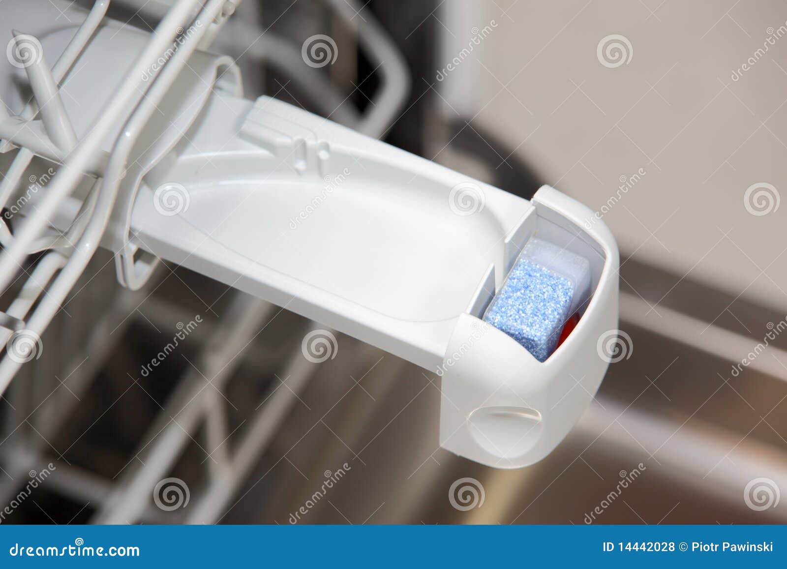 Tablet for Dishwasher Machine Stock Photo - Image of scour, domestic ...