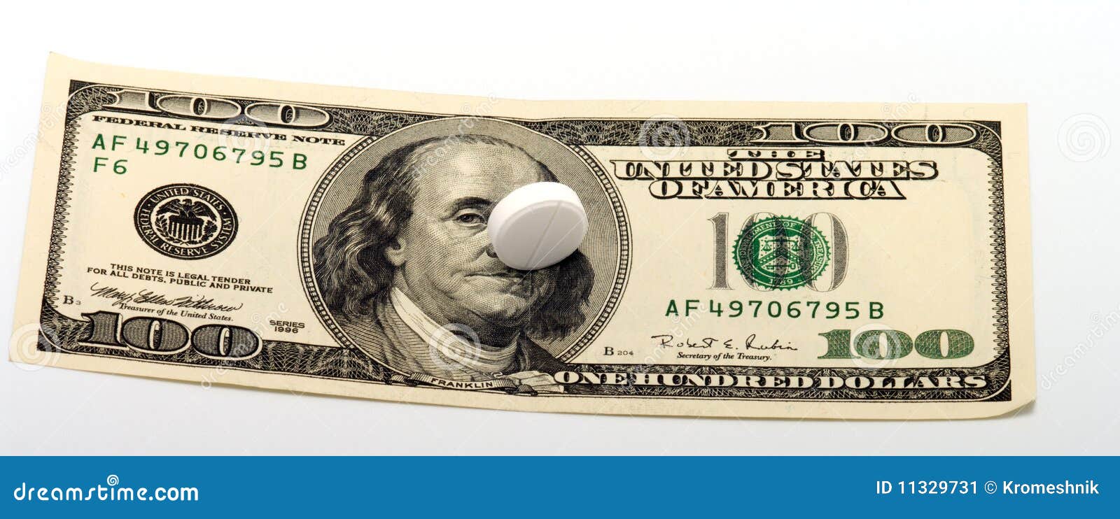 Tablet and dollars. stock image. Image of currency, denomination - 11329731