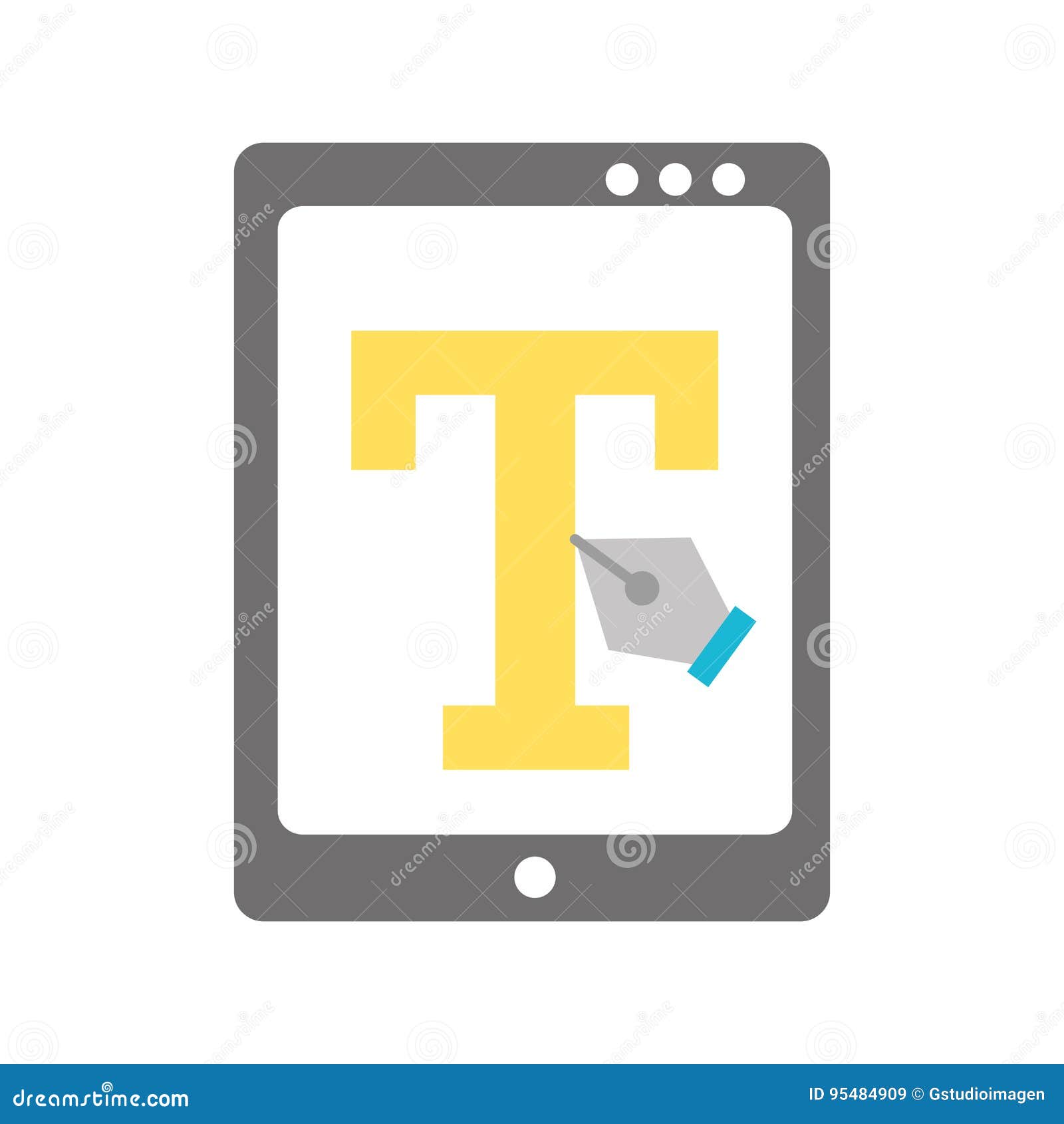 Drawing Of A Work Organizational Chart In A Bussines. Stock Image ...