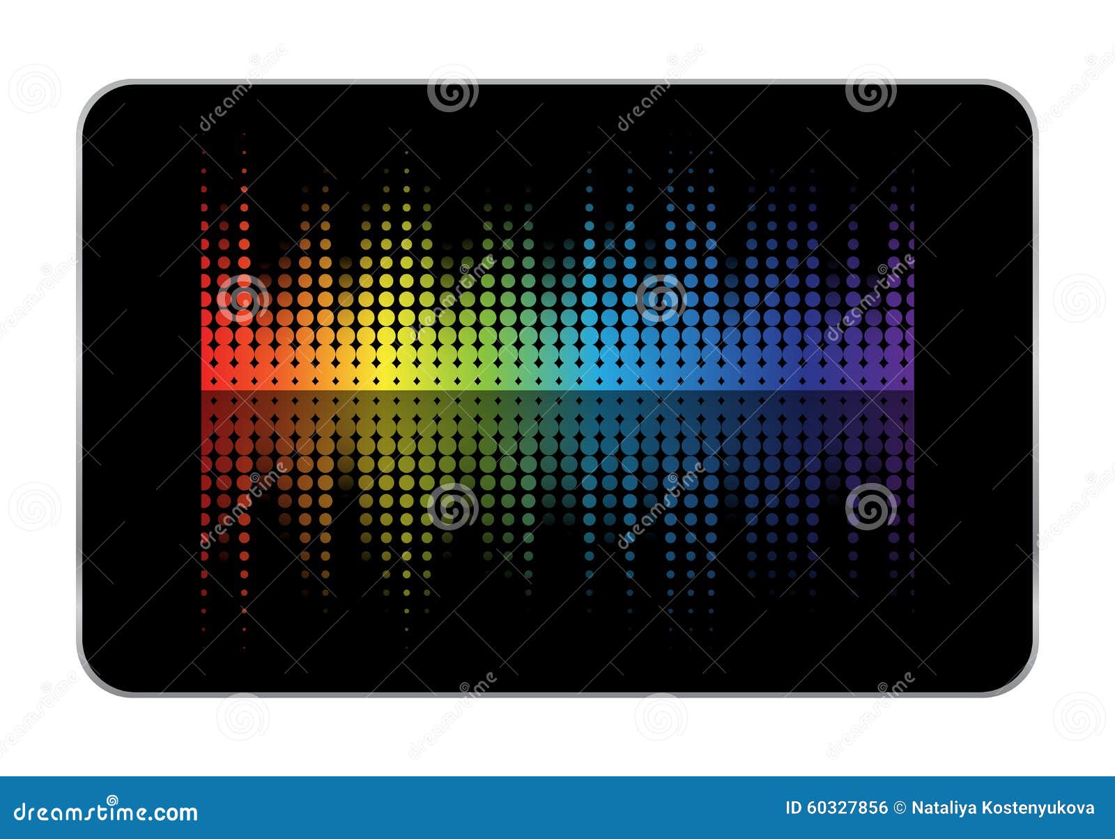 Tablet equalizer stock vector. Illustration of voice - 60327856
