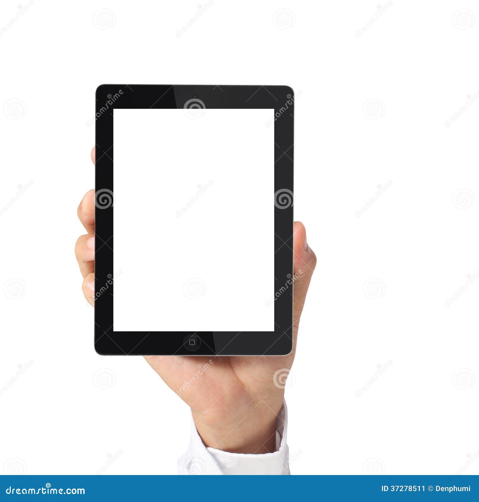 Tablet in hand stock image. Image of notebook, laptop - 37278511
