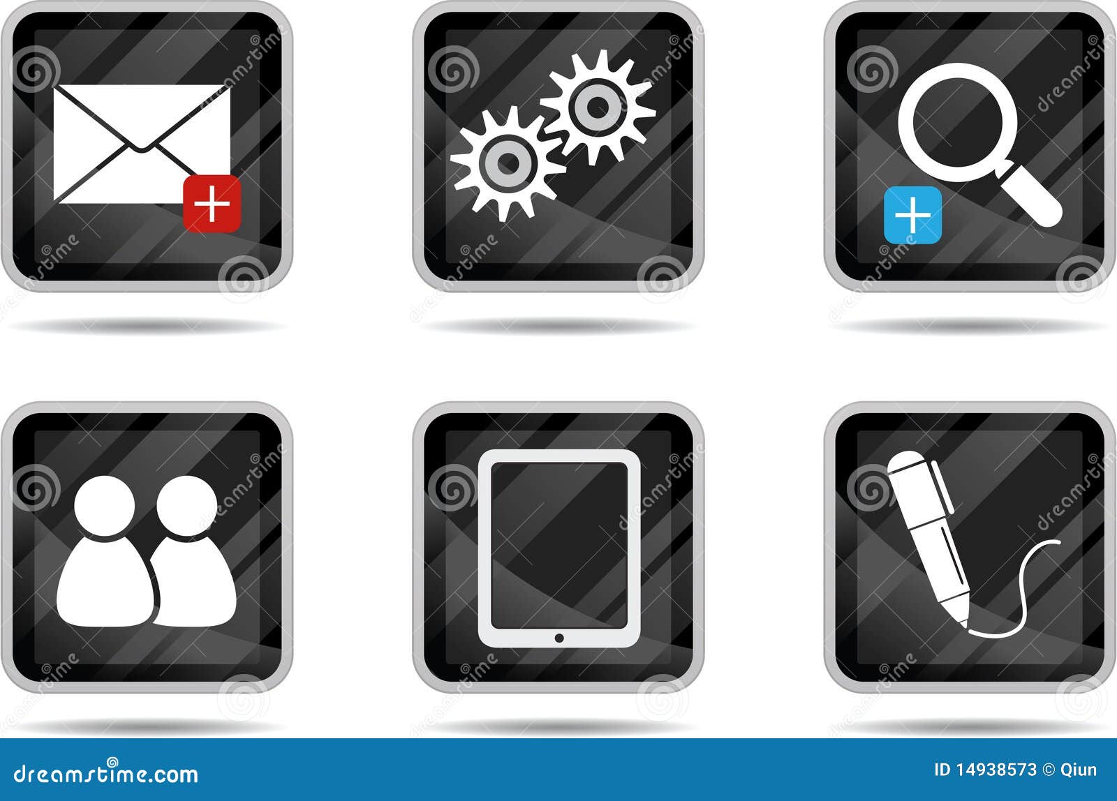 Tablet Icon - Internet 3 stock vector. Illustration of draw - 14938573