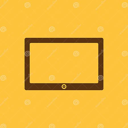 The Tablet Icon. Tablet Symbol Stock Illustration - Illustration of ...