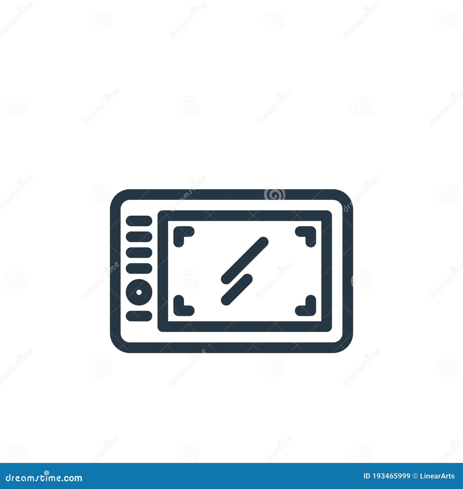 Designing - Thin Line Design Icons, Pictograms Vector Illustration ...