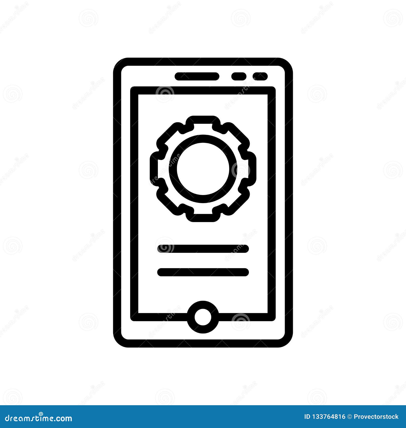 Tablet Icon Vector Sign and Symbol Isolated on White Background Stock ...