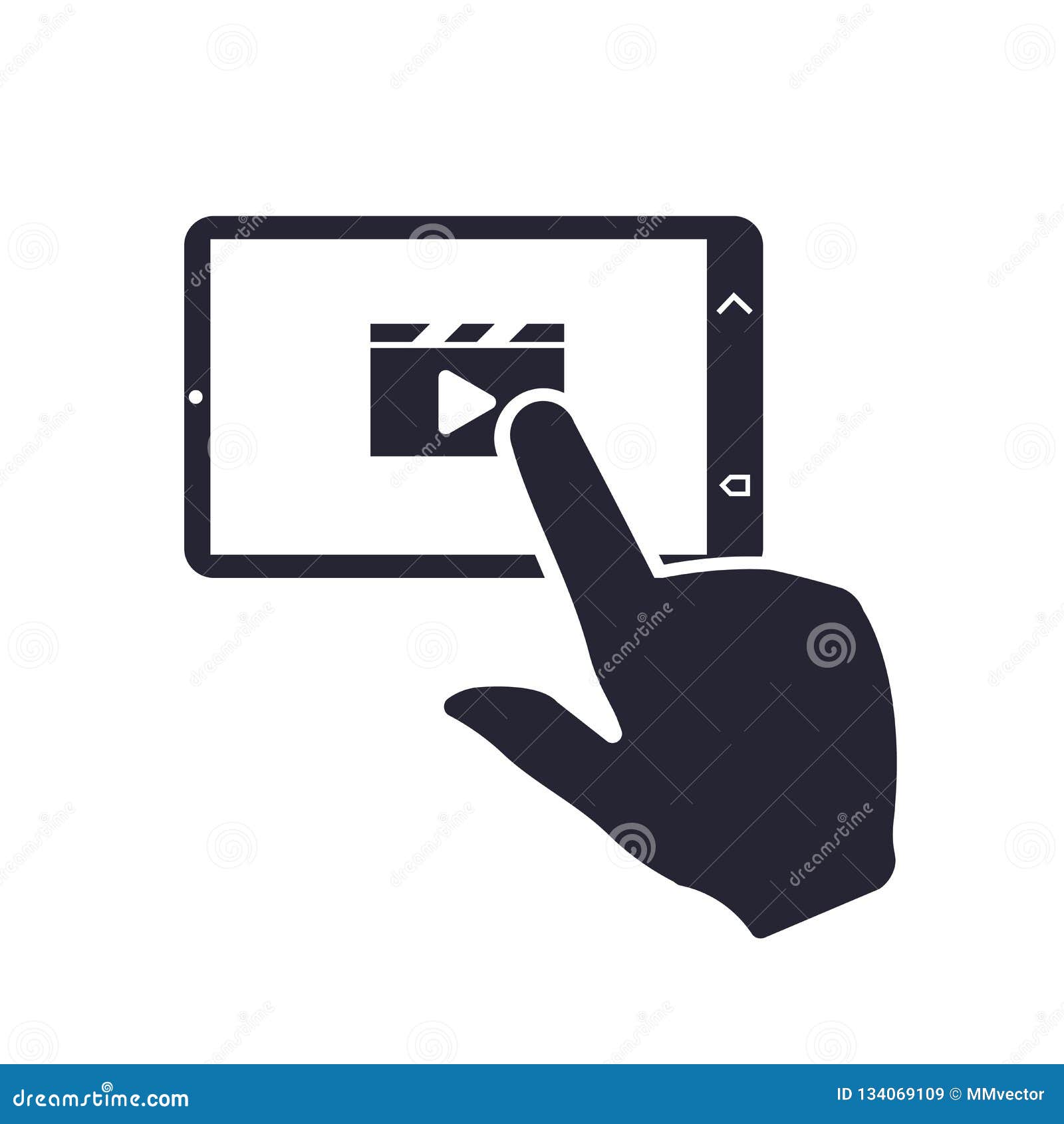 Tablet Icon Vector Sign and Symbol Isolated on White Background, Tablet ...