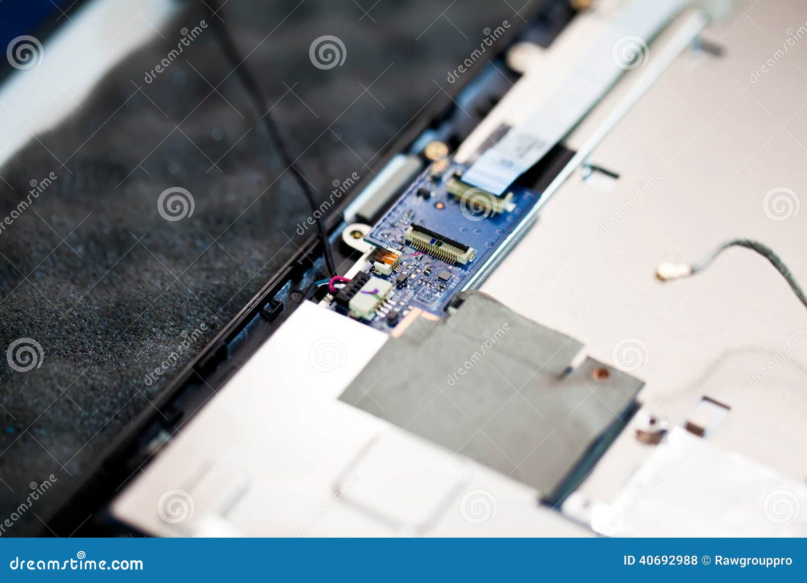 Tablet Inside Closeup on Detail Stock Photo - Image of macro ...