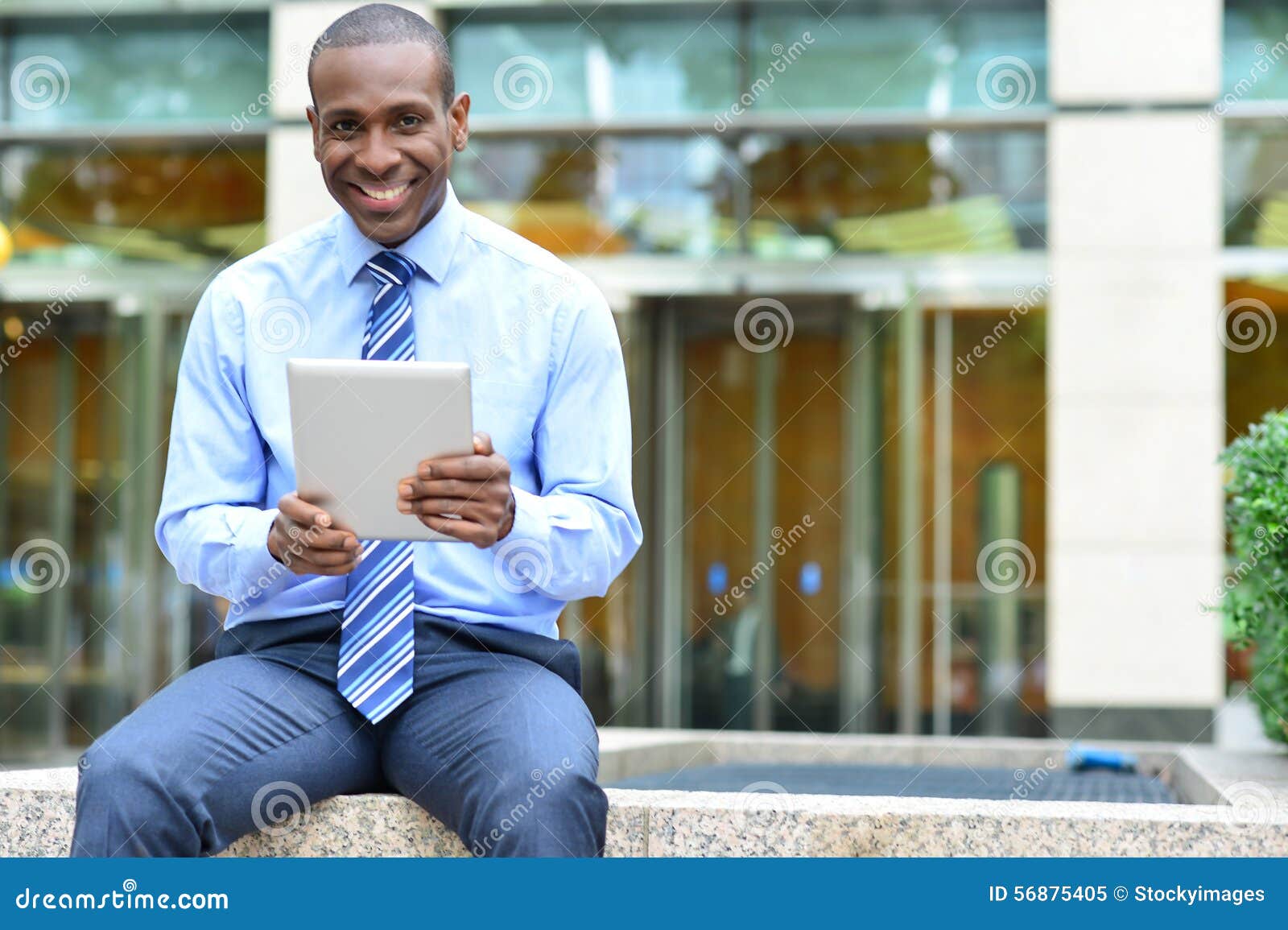 Tablet, Make Myself Comfortable in Work Stock Image - Image of sitting ...