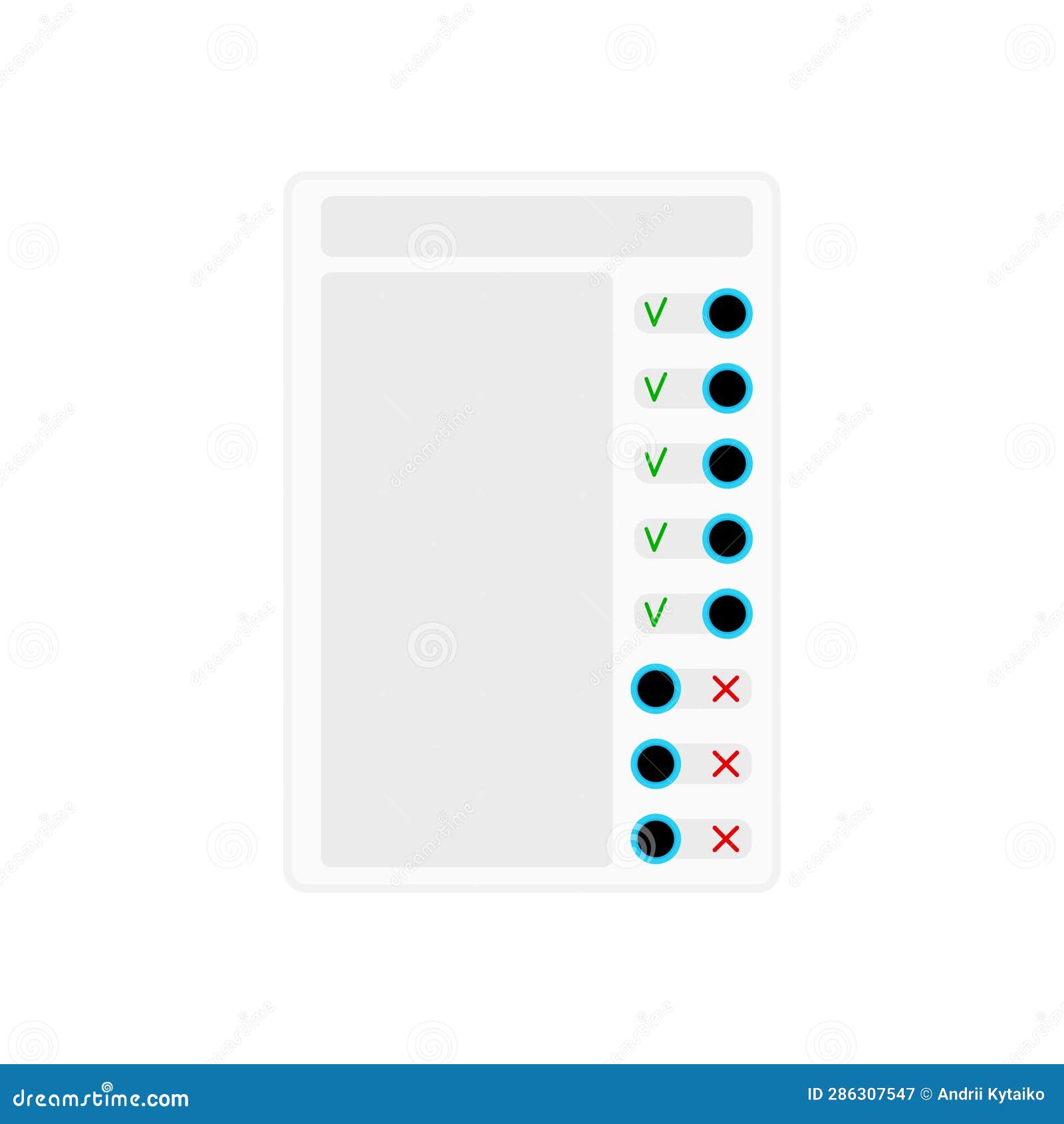 Tablet for Make To Do List, Template Layout Stock Vector - Illustration ...