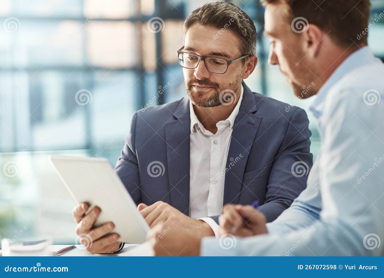 Tablet, Meeting and Teamwork of Business People in Office Discussion ... Tablet, Meeting and Teamwork of Business People in Office Discussion ...